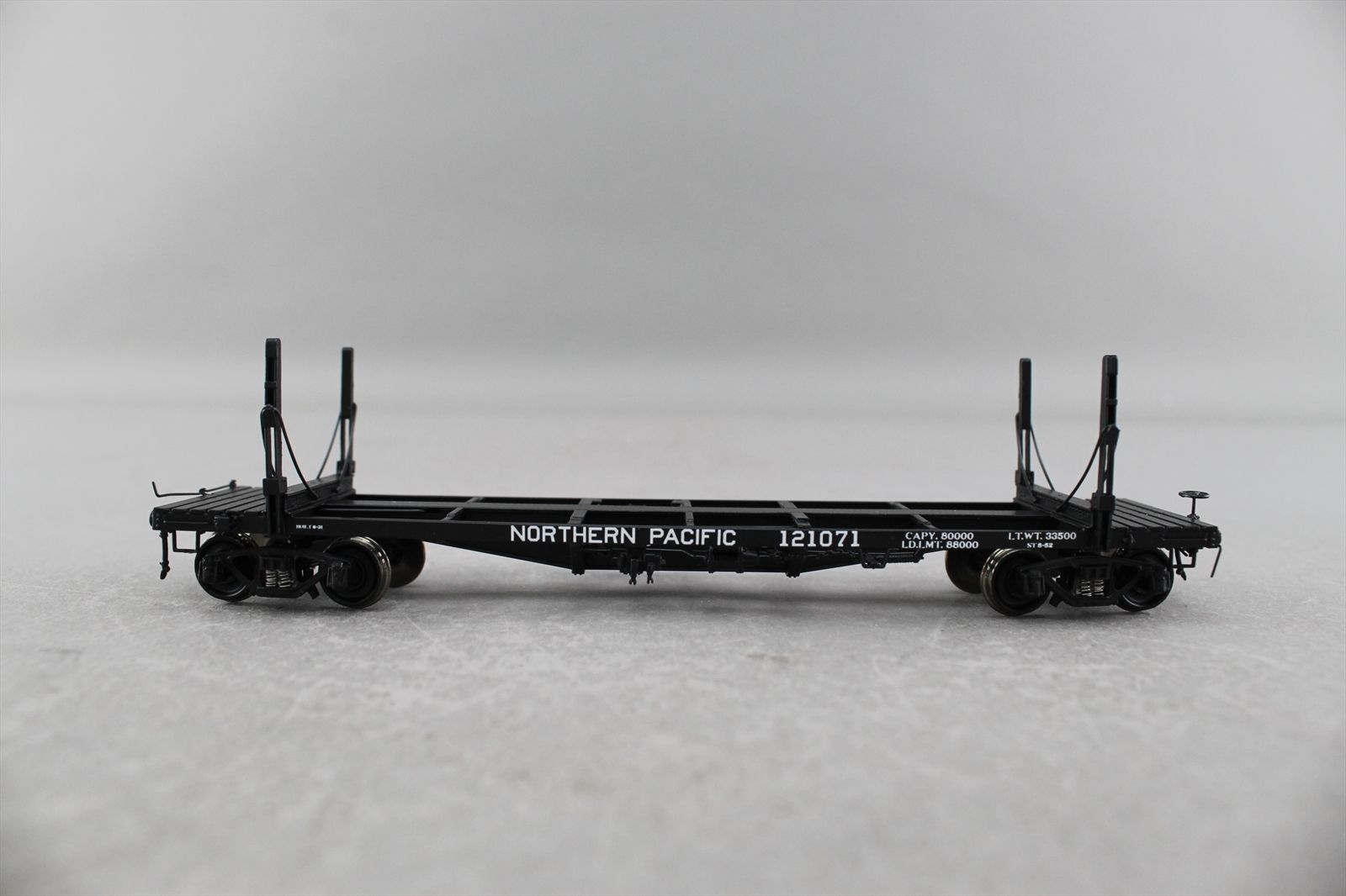 HO Brass Model - W&R NP Northern Pacific Truss Rod Log Car Set of 3 - F ...