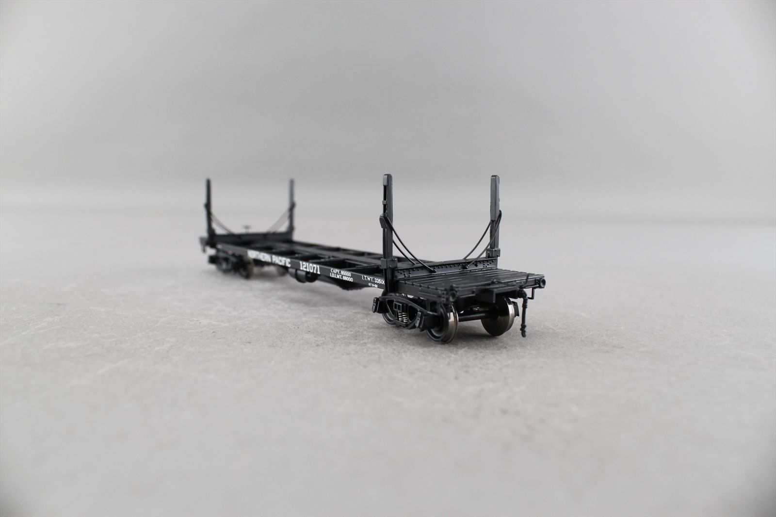 HO Brass Model - W&R NP Northern Pacific Truss Rod Log Car Set of 3 - F ...