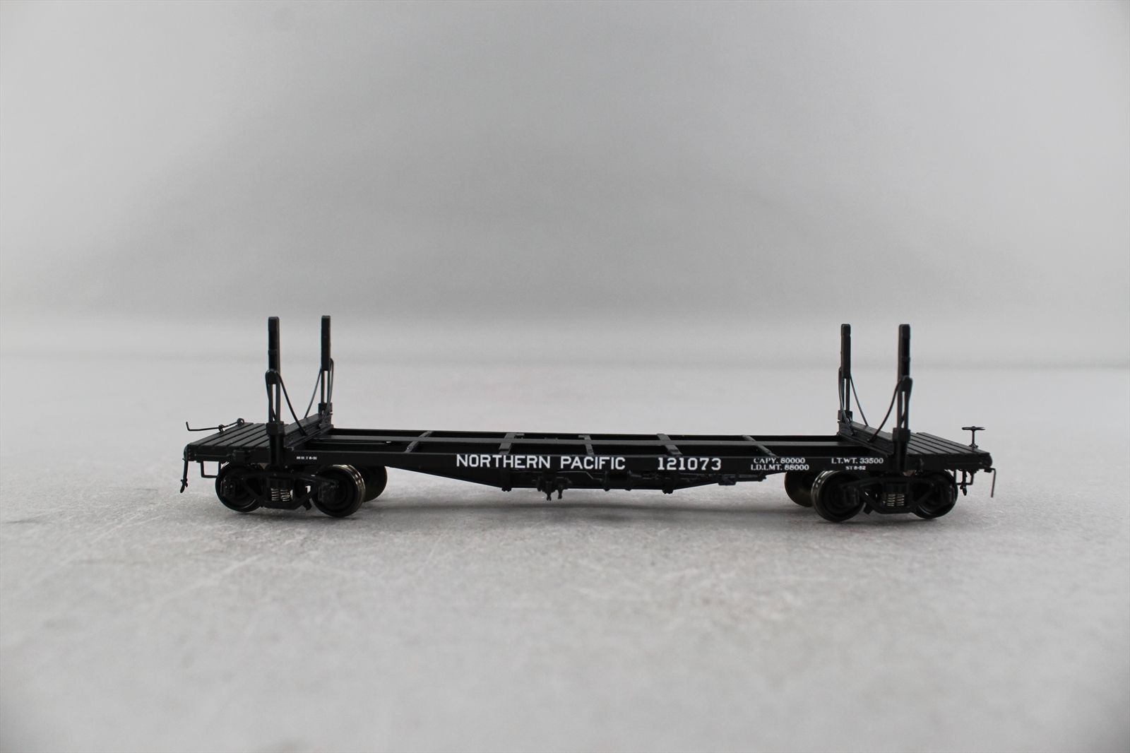 HO Brass Model - W&R NP Northern Pacific Truss Rod Log Car Set of 3 - F ...