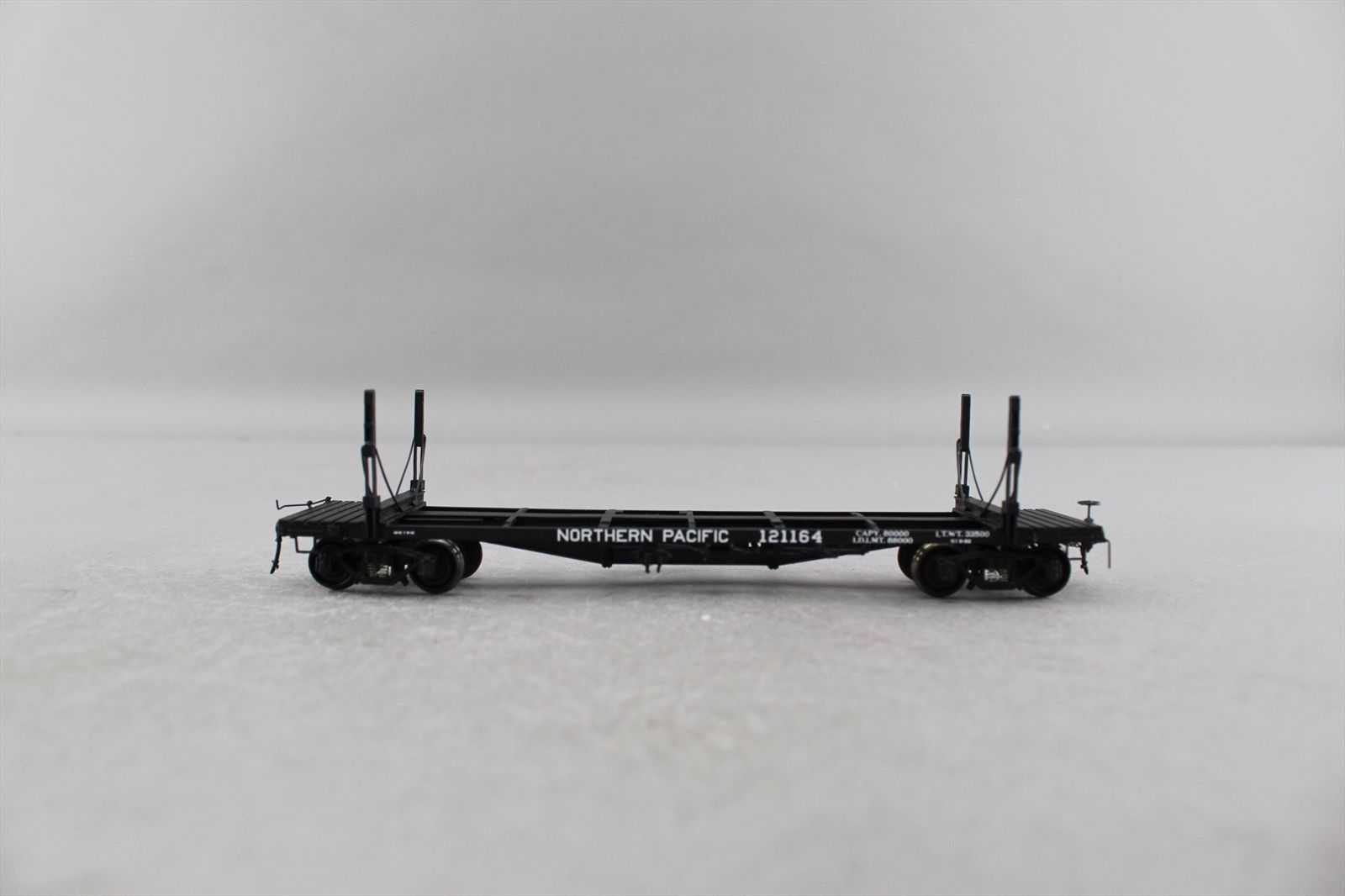 HO Brass Model - W&R NP Northern Pacific Truss Rod Log Car Set of 3 - F ...