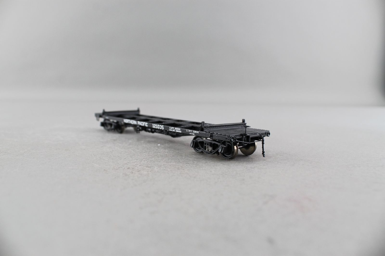 HO Brass Model - W&R NP Northern Pacific Truss Rod Log Car Set of 3 - F ...