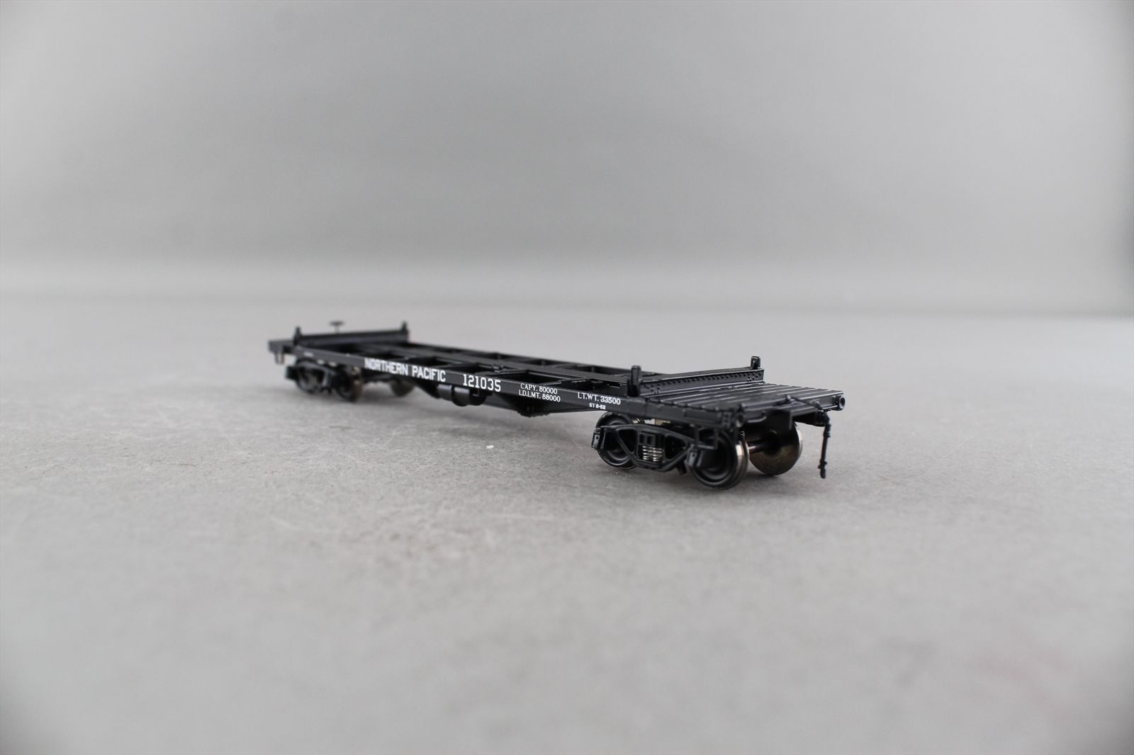 HO Brass Model - W&R NP Northern Pacific Truss Rod Log Car Set of 3 - F ...