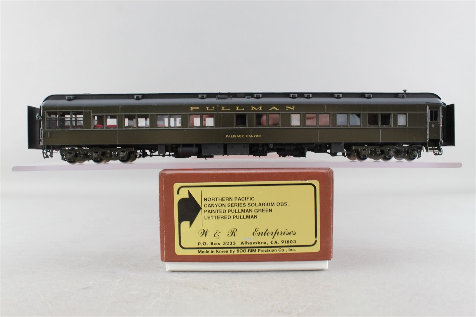 HO Brass Model - W&R NP Northern Pacific Solarium Observation Pullman ...