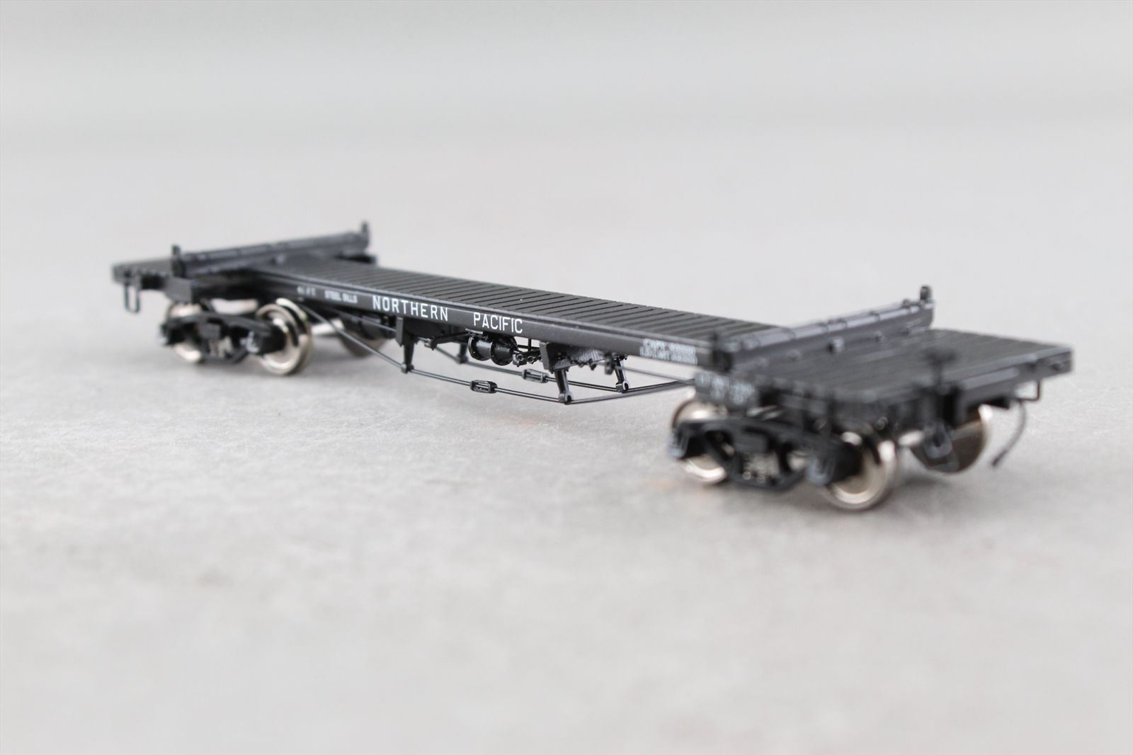 HO Brass Model - W&R NP Northern Pacific Truss Rod Log Car Set of 3 - F ...