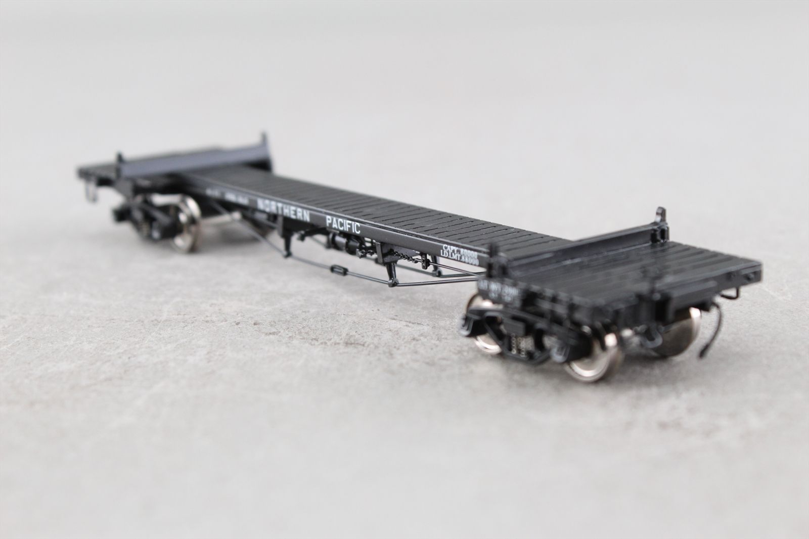 HO Brass Model - W&R NP Northern Pacific Truss Rod Log Car Set of 3 - F ...