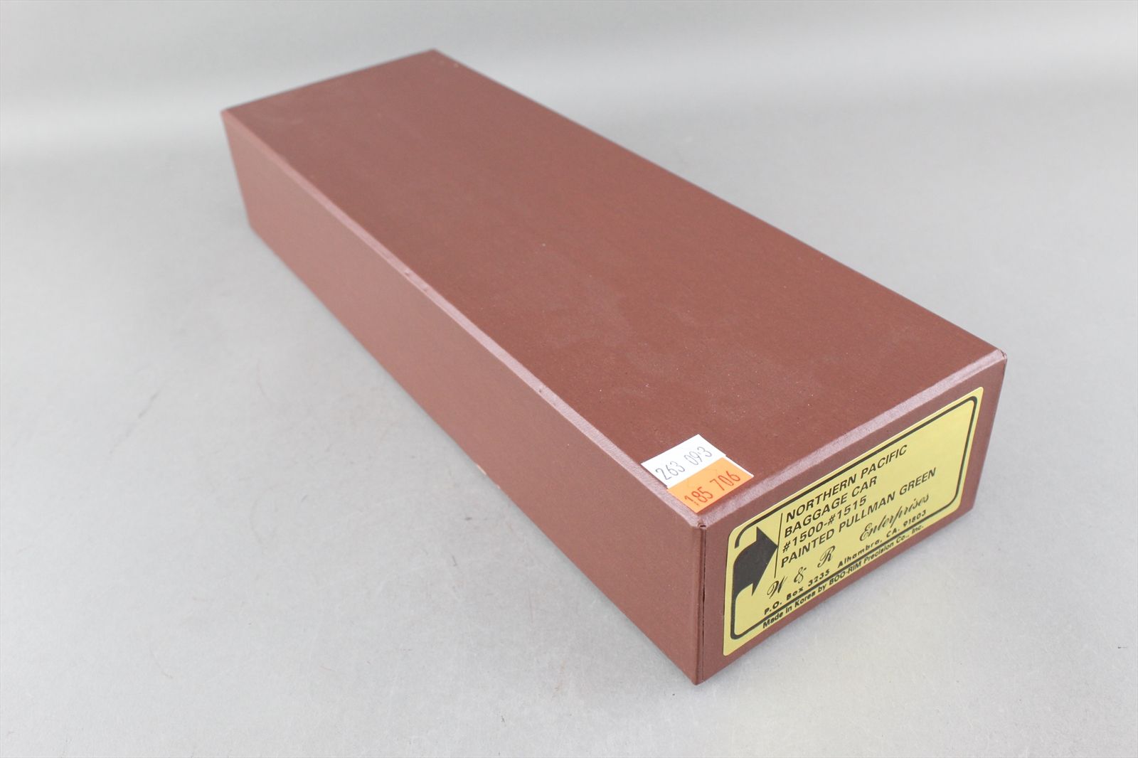 HO Brass Model - W&R NP Northern Pacific Baggage Car Pullman Green #1503 - F/P - Boo-Rim ...