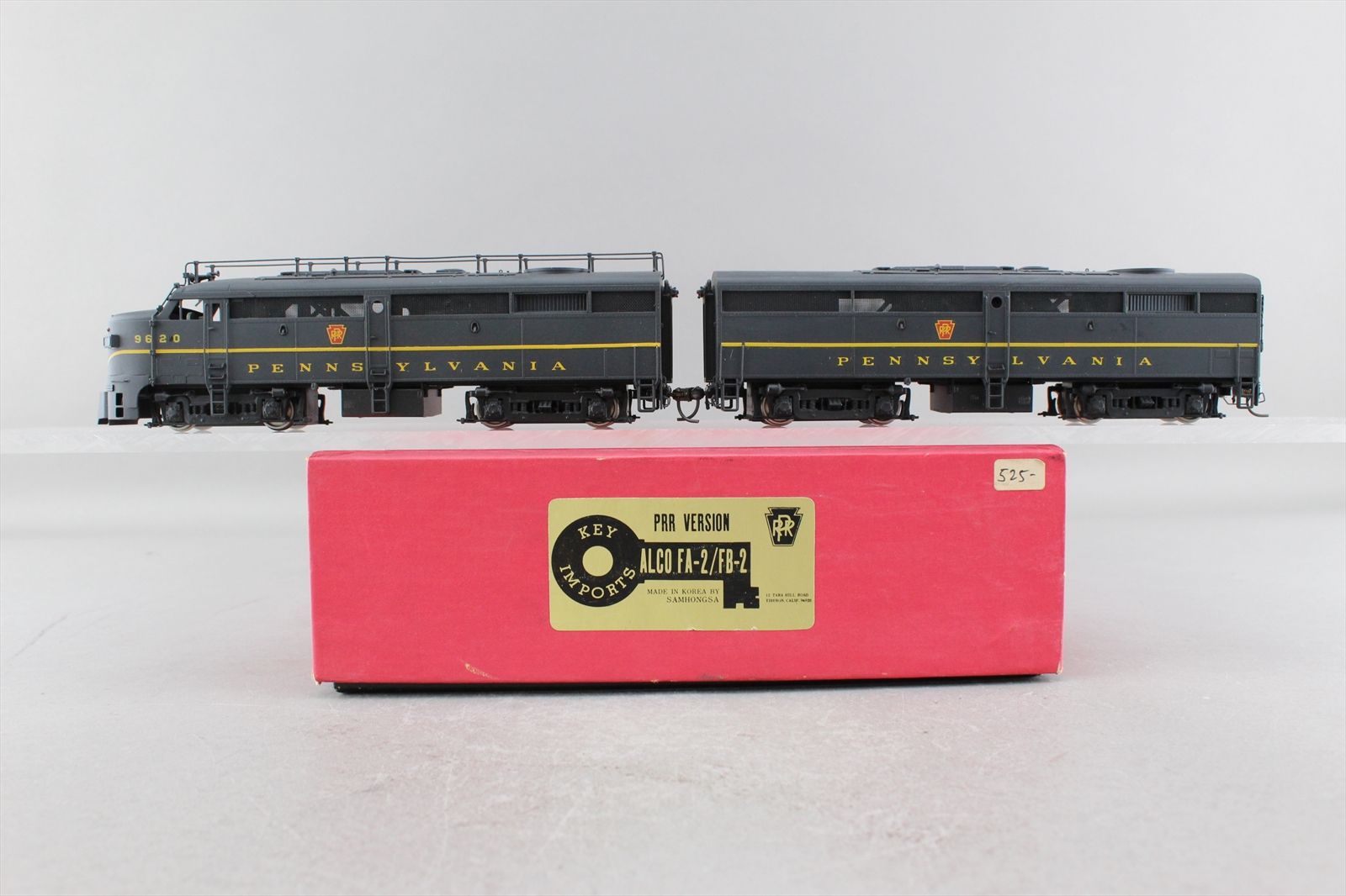HO Brass Model - Key PRR Pennsylvania ALCO FA-2 FB-2 Set #9620 - Custom ...
