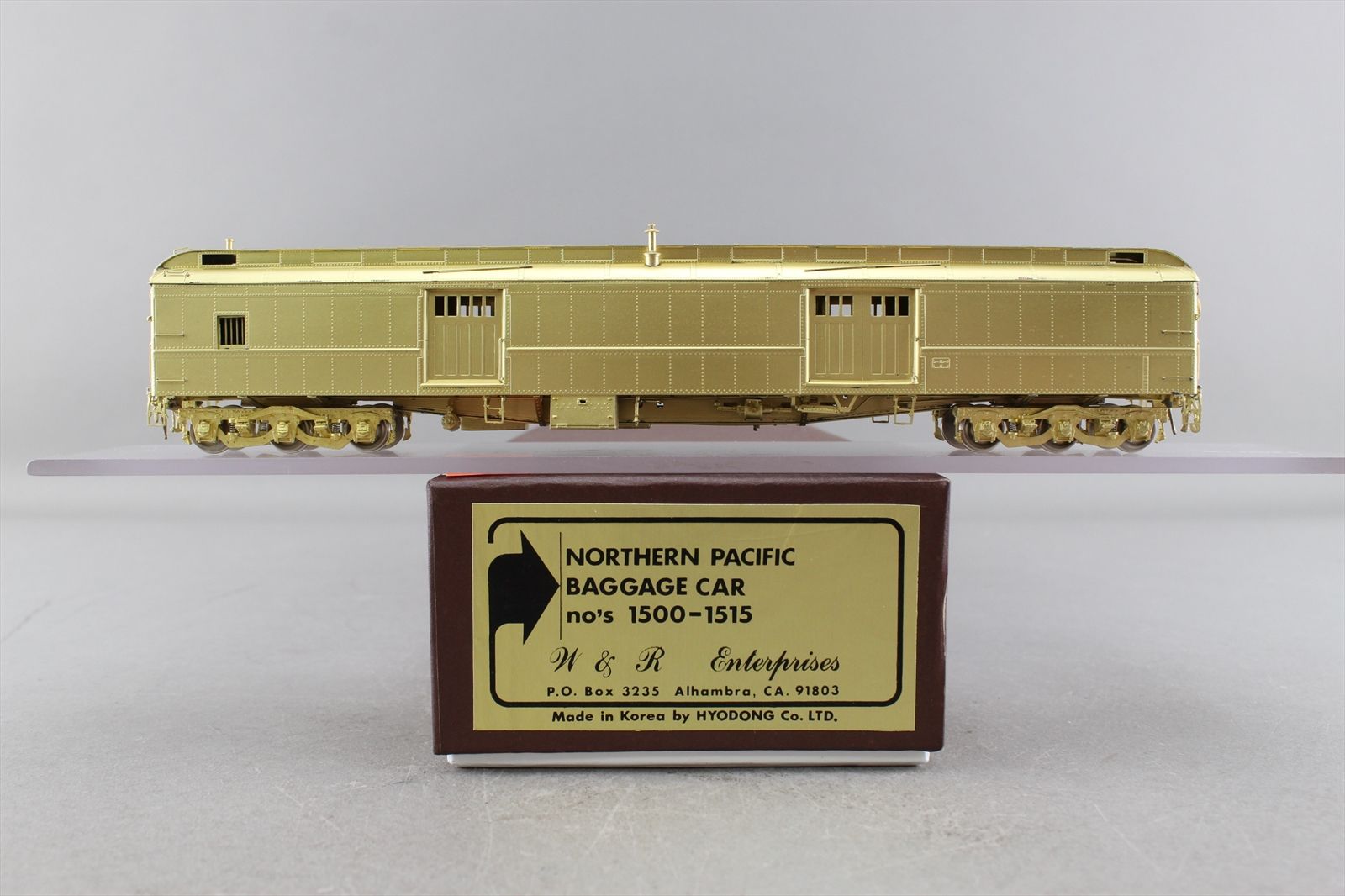 HO Brass Model - W&R NP Northern Pacific Baggage Car #1500 - 1515 ...