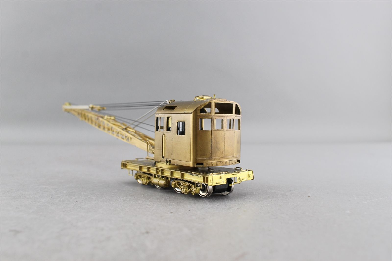 HO Brass Model - OMI 1336 Browning 30 Ton Crane Powered - Unpainted ...