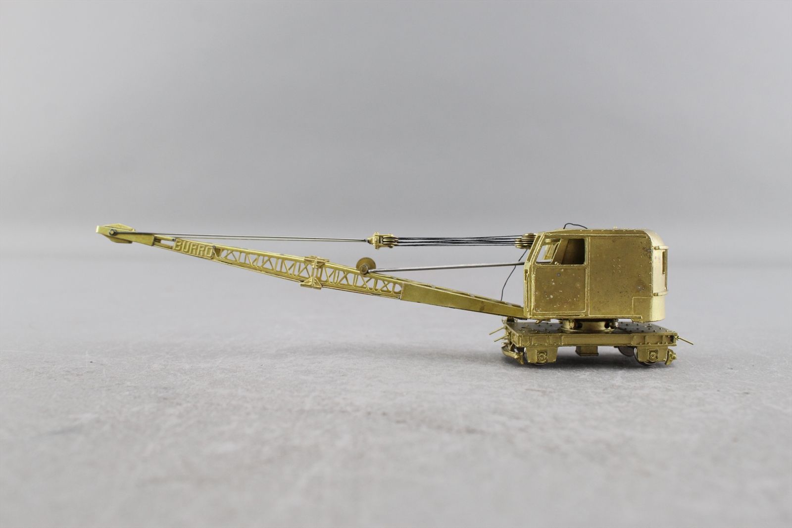 HO Brass Model - OMI 1316 Burro Crane Model 40 w/ Tool Car - Unpainted ...