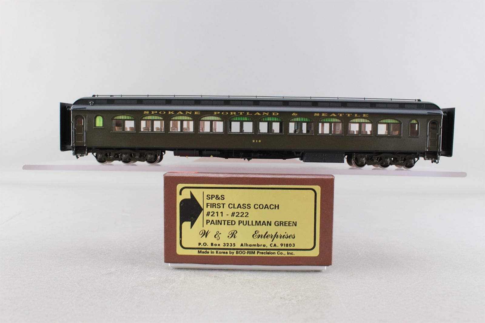 HO Brass Model - W&R SP&S Spokane Portland & Seattle 1st First Class ...
