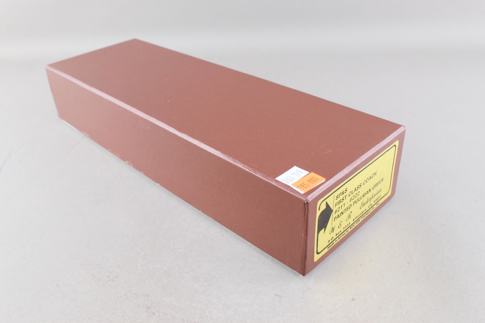 HO Brass Model - W&R SP&S Spokane Portland & Seattle 1st First Class Coach Pullman Green #218 ...