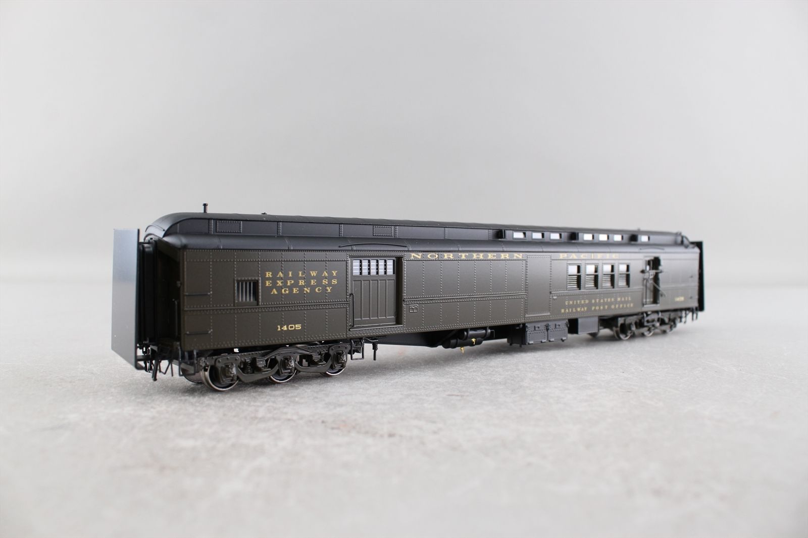 HO Brass Model - W&R NP Northern Pacific Mail & Express Car Pullman ...
