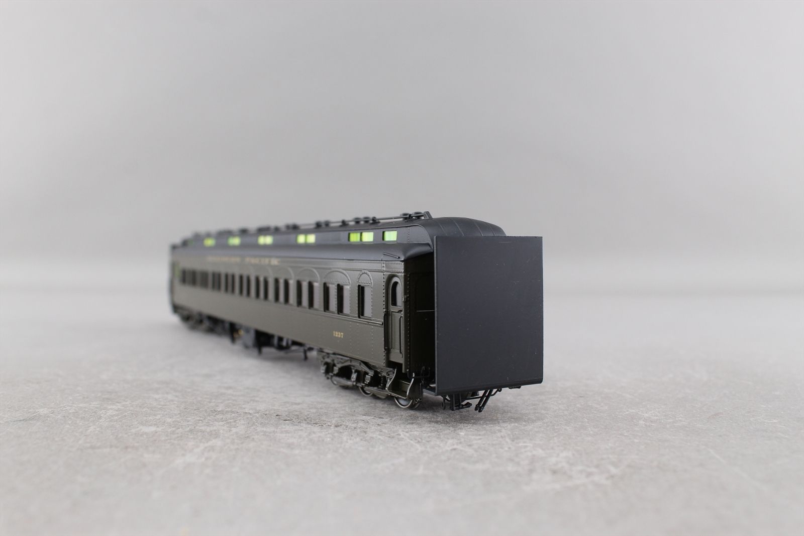 HO Brass Model - W&R NP Northern Pacific Coach Pullman Green #1237 - F ...