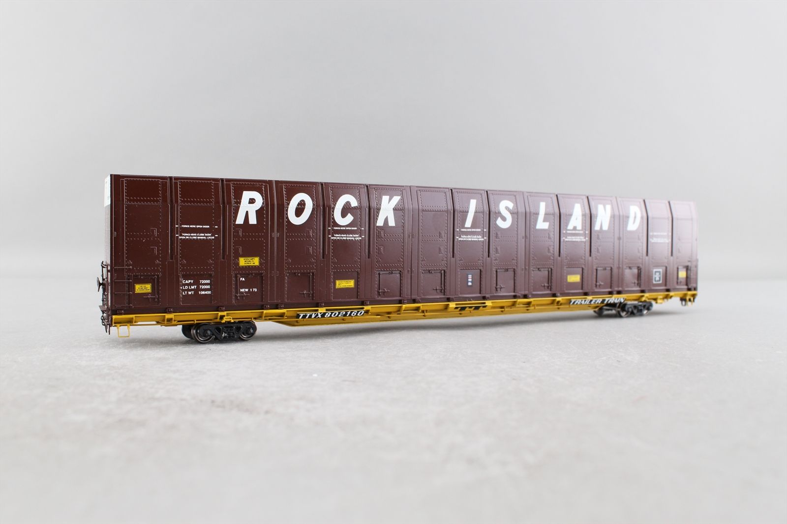 HO Brass Model - OMI 3010.7 RI CRI&P Rock Island TTVX Trailer Train ...