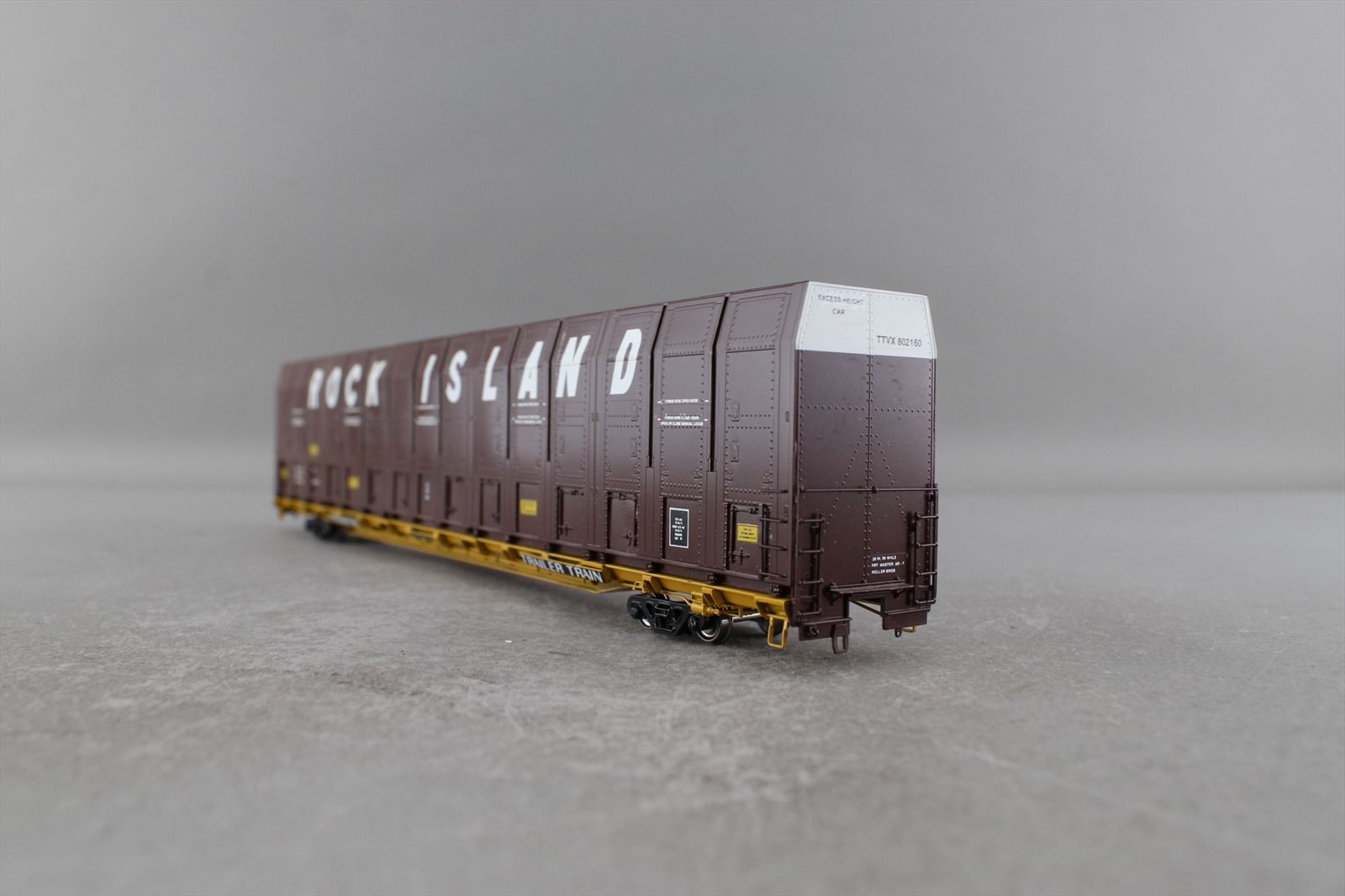 HO Brass Model - OMI 3010.7 RI CRI&P Rock Island TTVX Trailer Train ...