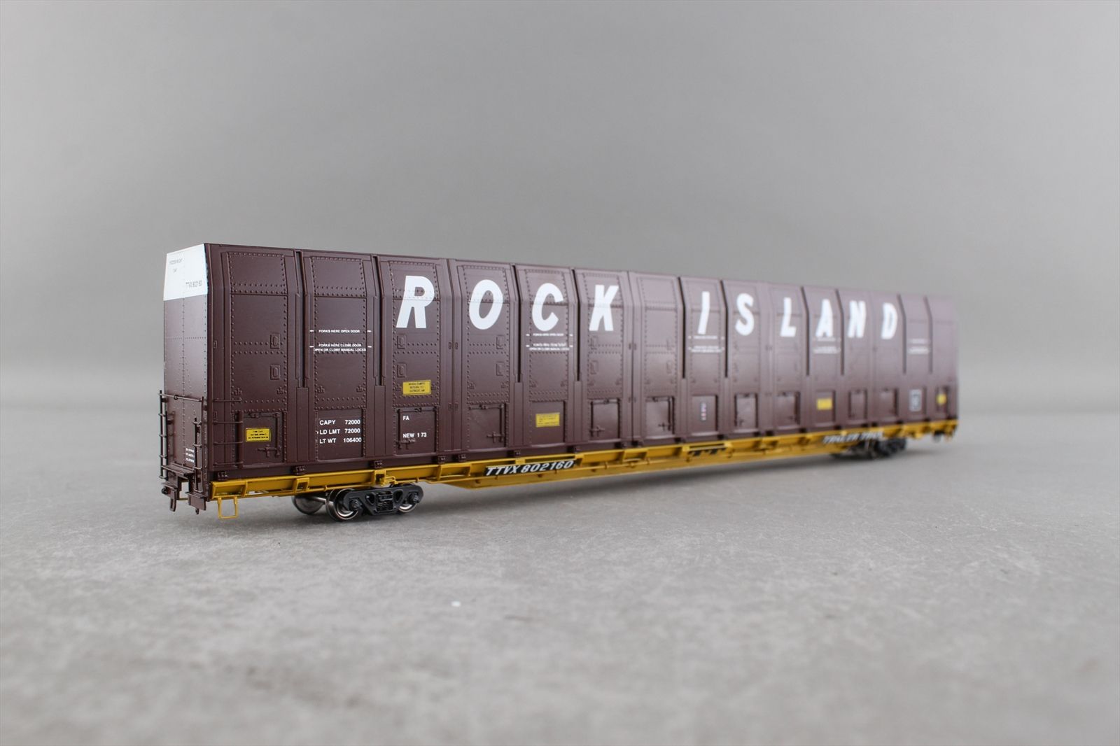 HO Brass Model - OMI 3010.7 RI CRI&P Rock Island TTVX Trailer Train ...