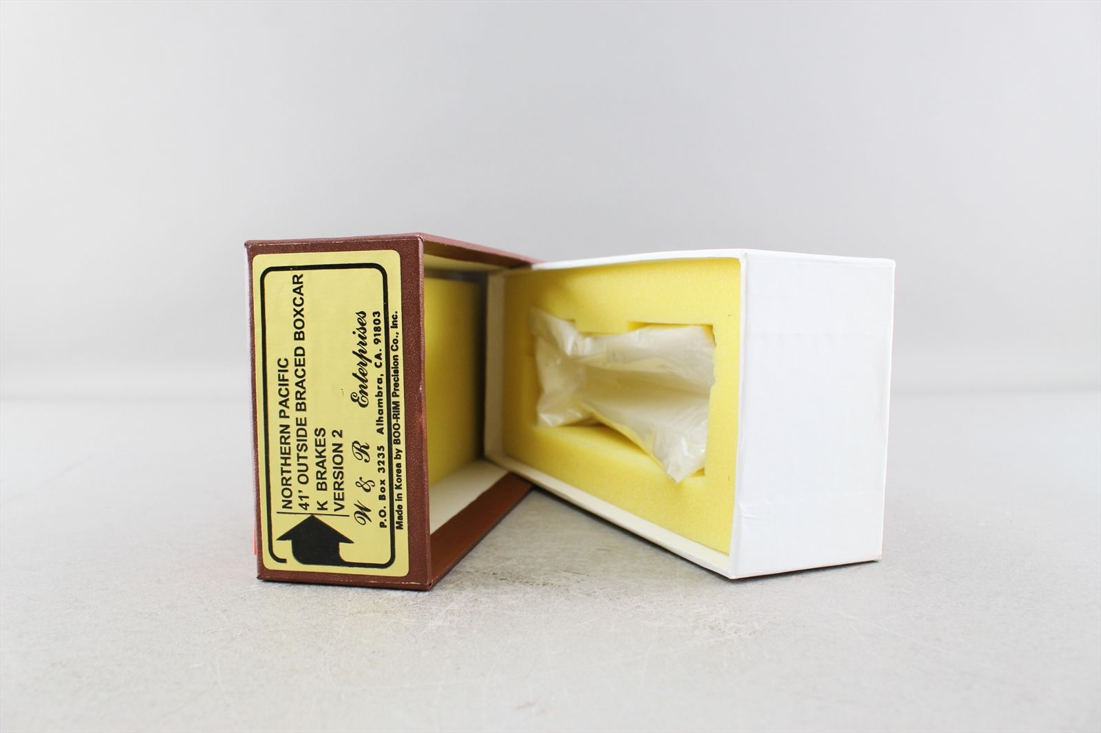 HO Brass Model - W&R Version 2 NP Northern Pacific 41' Outside Braced ...