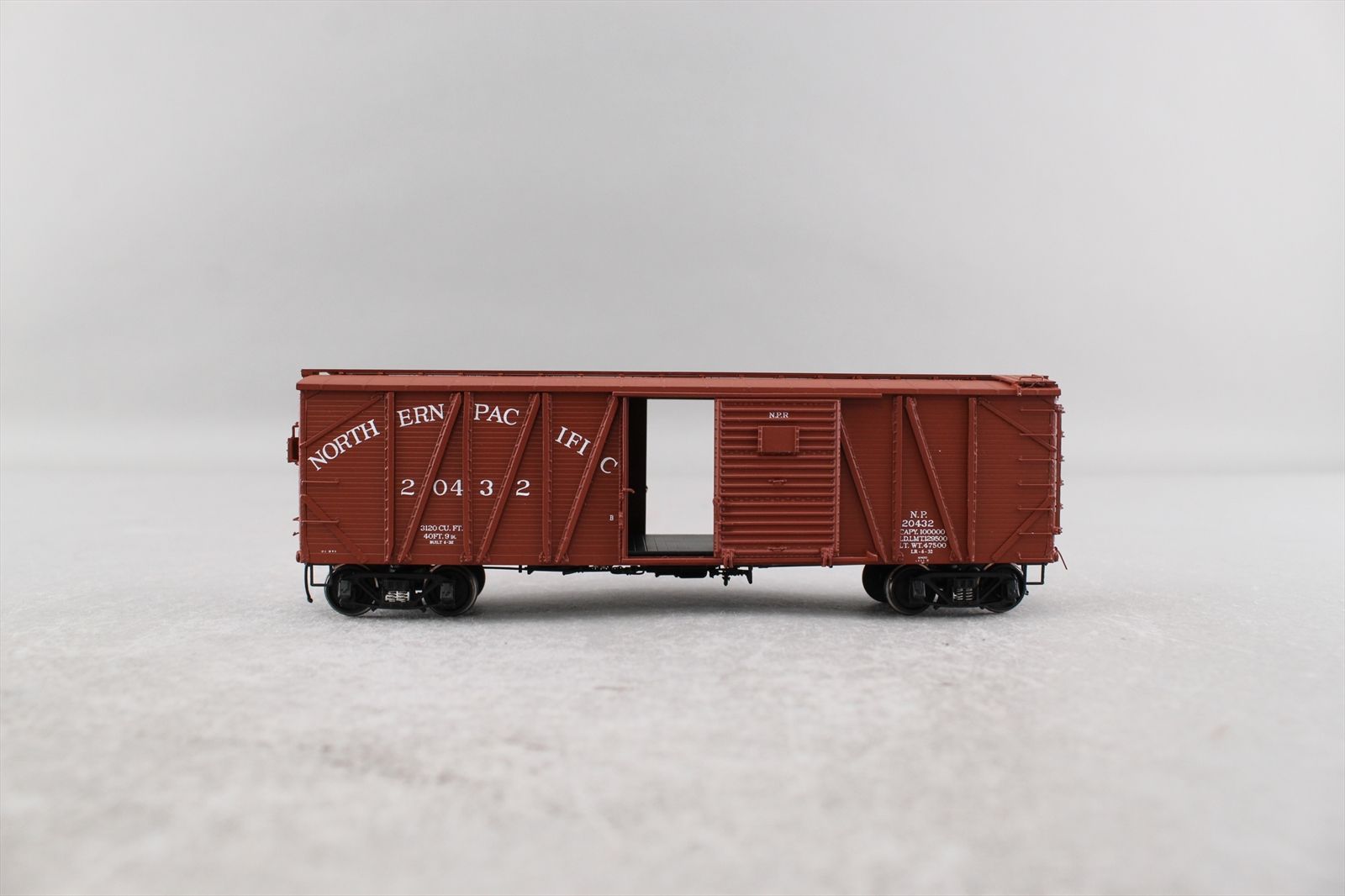 HO Brass Model - W&R Version 2 NP Northern Pacific 41' Outside Braced ...