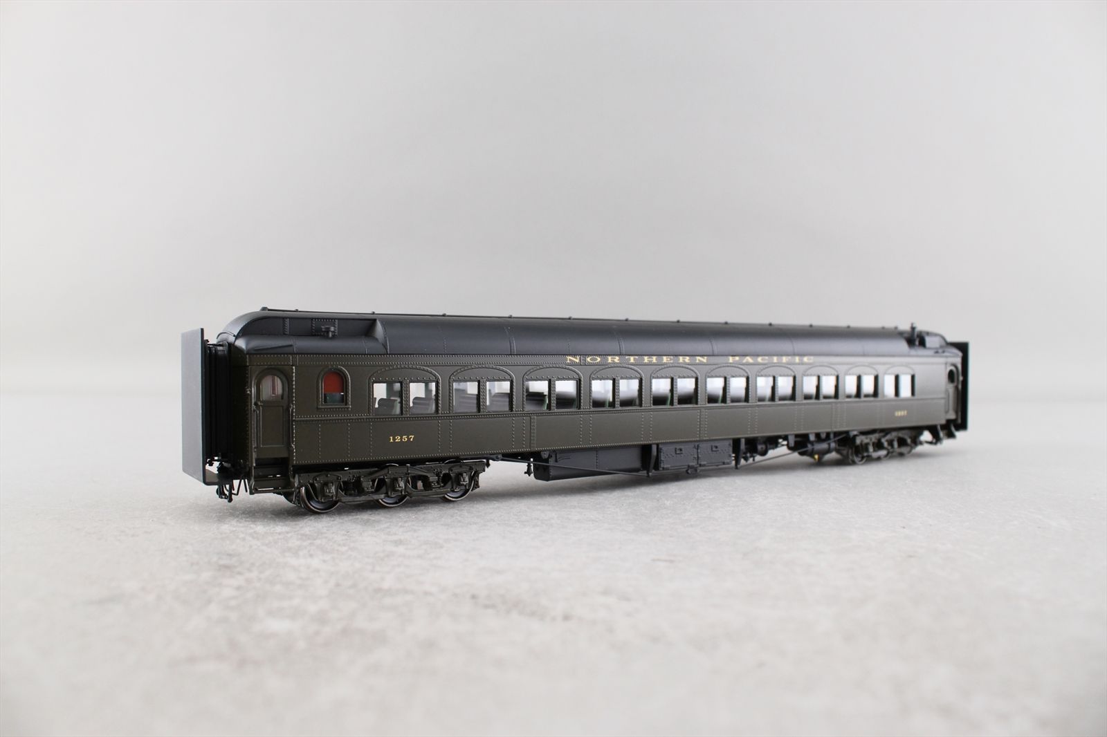 HO Brass Model - W&R NP Northern Pacific Coach Pullman Green #1257 - F ...