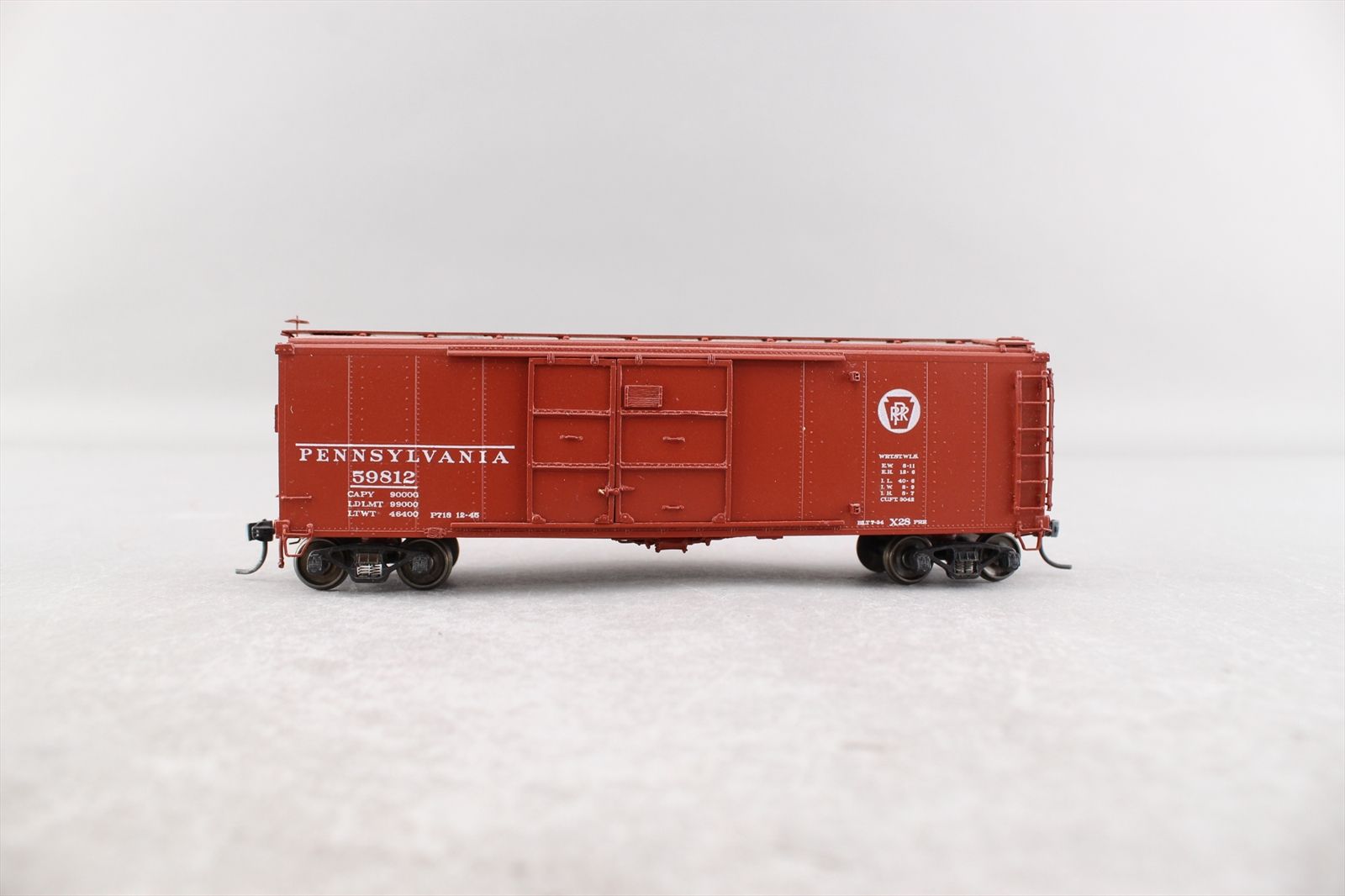 HO Brass Model - OMI 3016 PRR Pennsylvania X-28a Boxcar Box Car #59812 ...