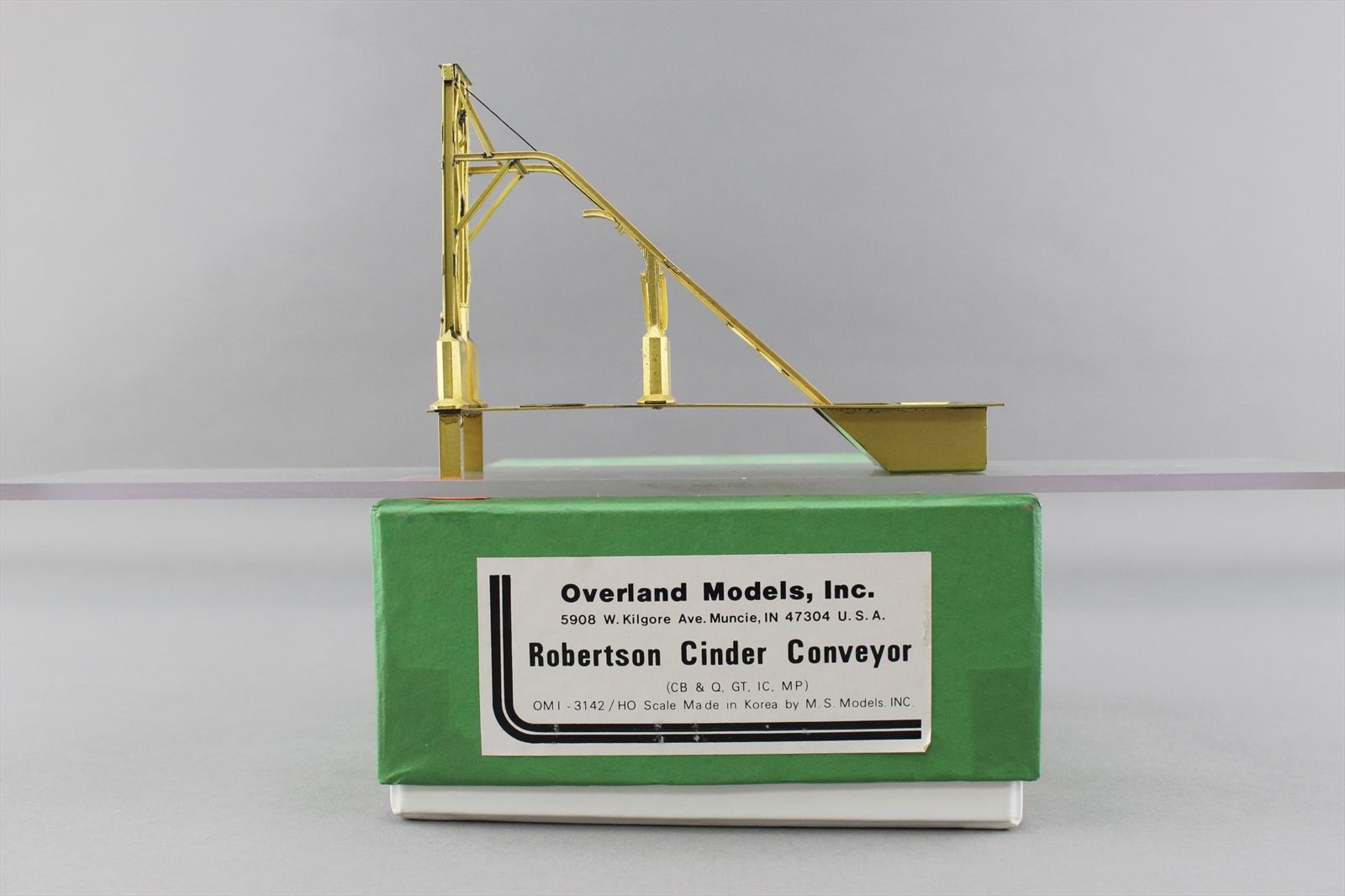 HO Brass Model Structure - OMI 3142 Robertson Cinder Conveyor ( CB&Q GT ...