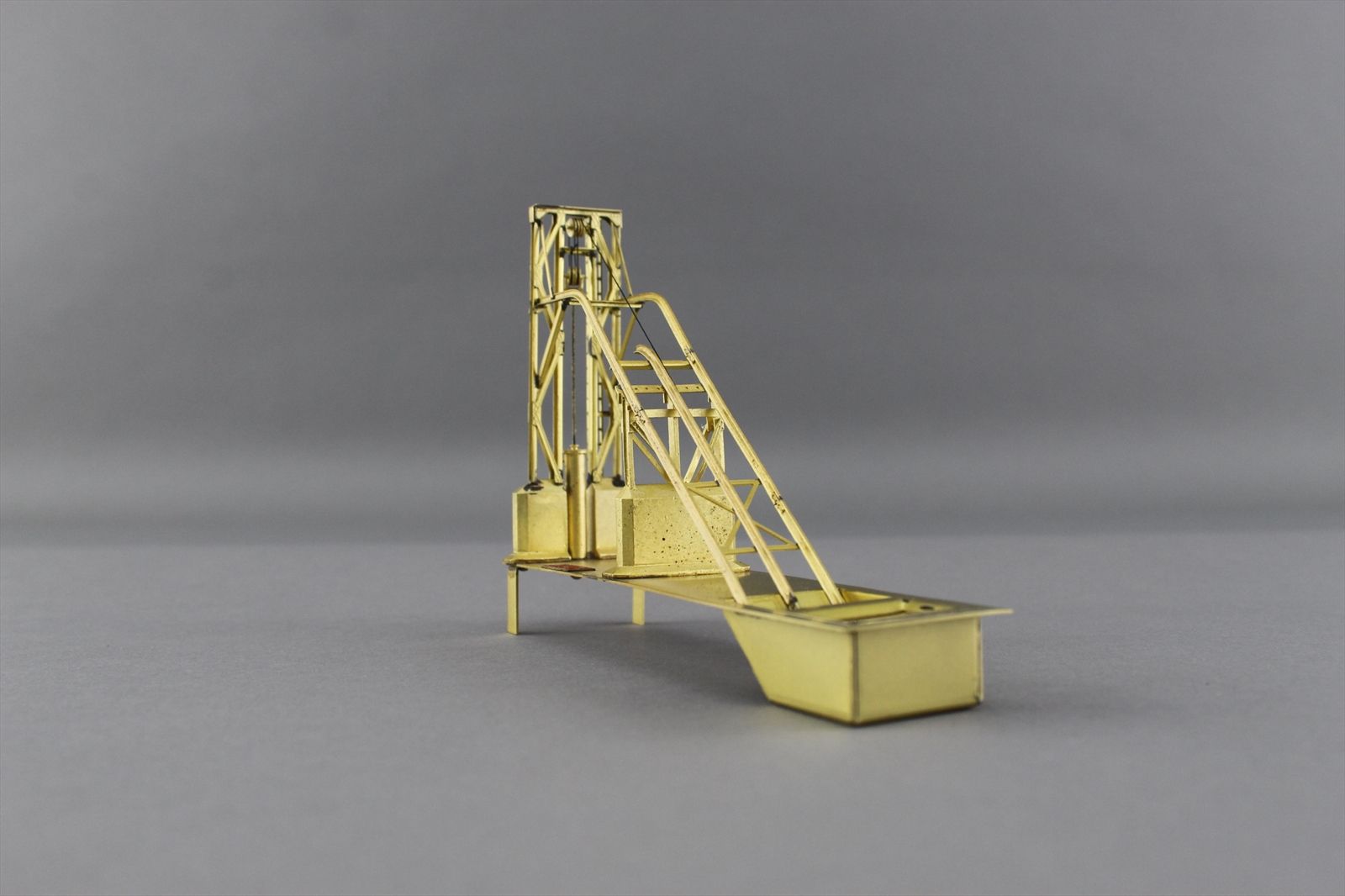 HO Brass Model Structure - OMI 3142 Robertson Cinder Conveyor ( CB&Q GT ...