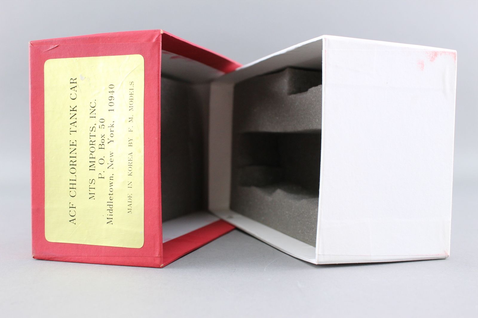 HO Brass Model - MTS ACF Chlorine Tank Car w/ Tanks #1030 - Custom ...