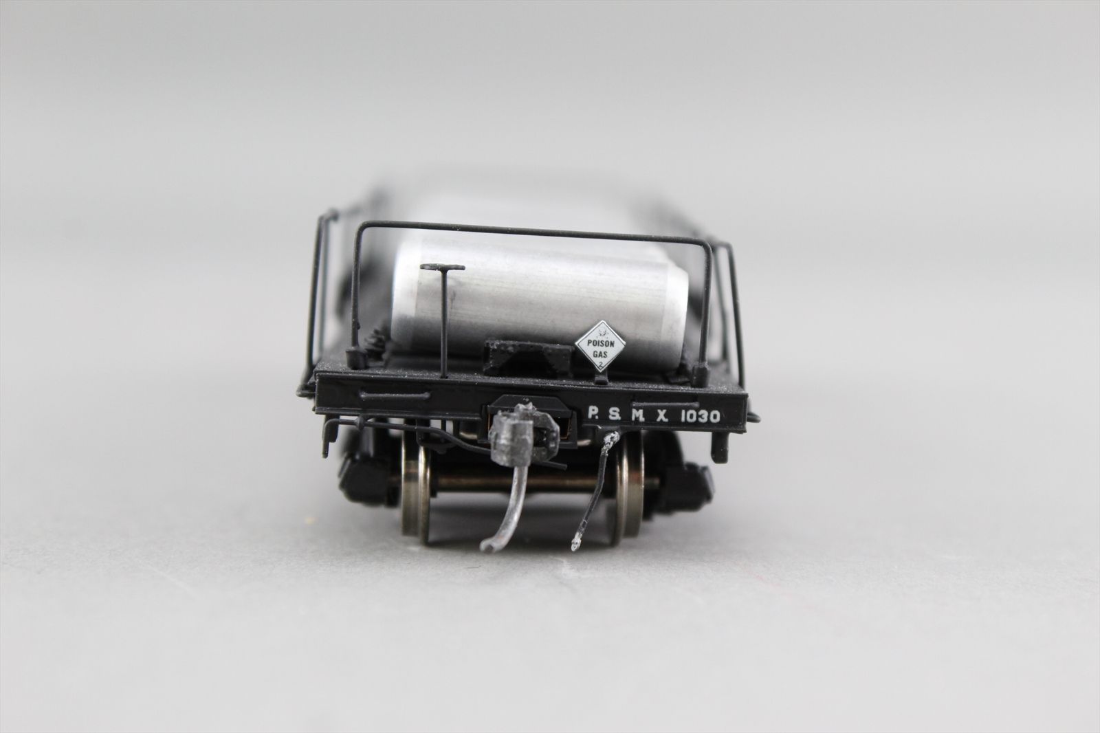 HO Brass Model - MTS ACF Chlorine Tank Car w/ Tanks #1030 - Custom ...