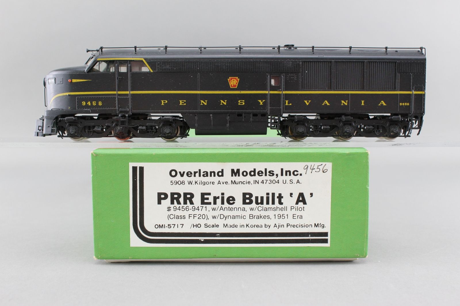 HO Brass Model - OMI 5717 PRR Pennsylvania Erie Built A FF20 w/ Antenna ...
