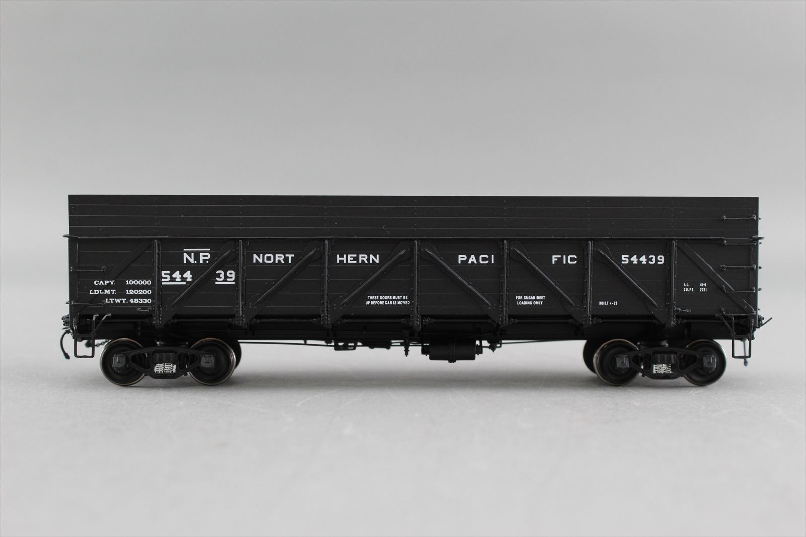 HO Brass Model - W&R Version 4 NP Northern Pacific Sugar Beet Car Black ...