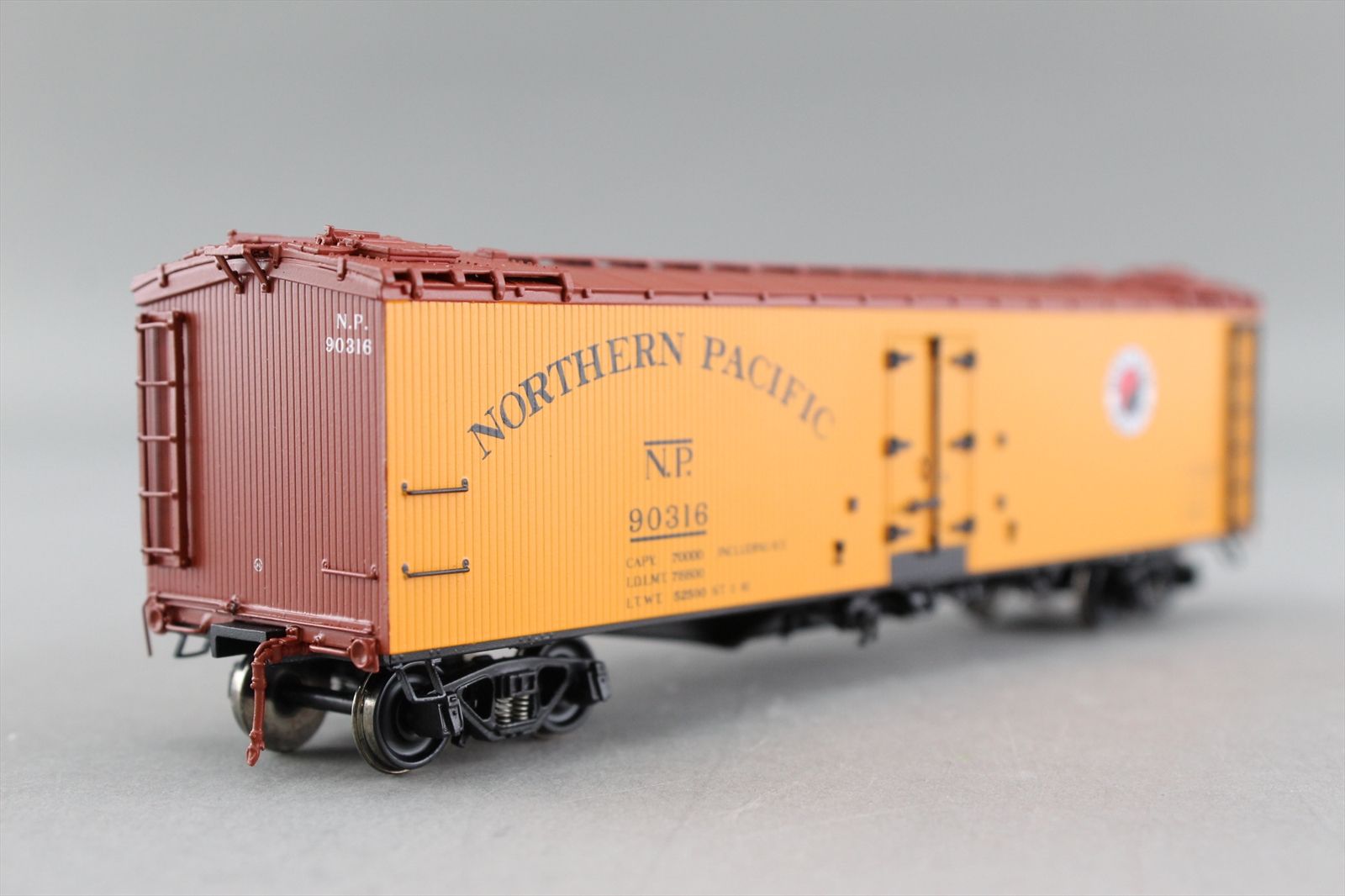 HO Brass Model - W&R Version 4 NP Northern Pacific Reefer Orange #90316 ...