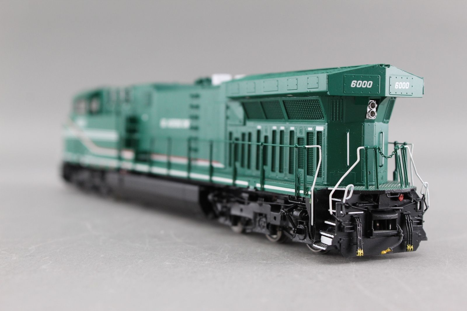 HO Brass Model - OMI 6551.1 GE General Electric C60AC Demo Demonstrator #6000 Forest Green - F/P ...