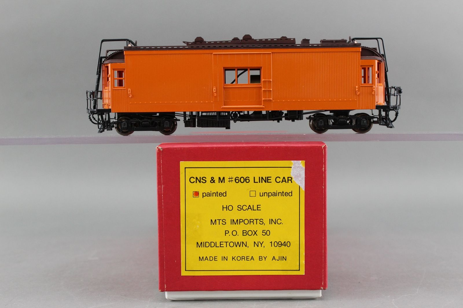 HO Brass Model - MTS CNS&M Chicago North Shore & Milwaukee Line Car #606 - F/P + Unlettered ...