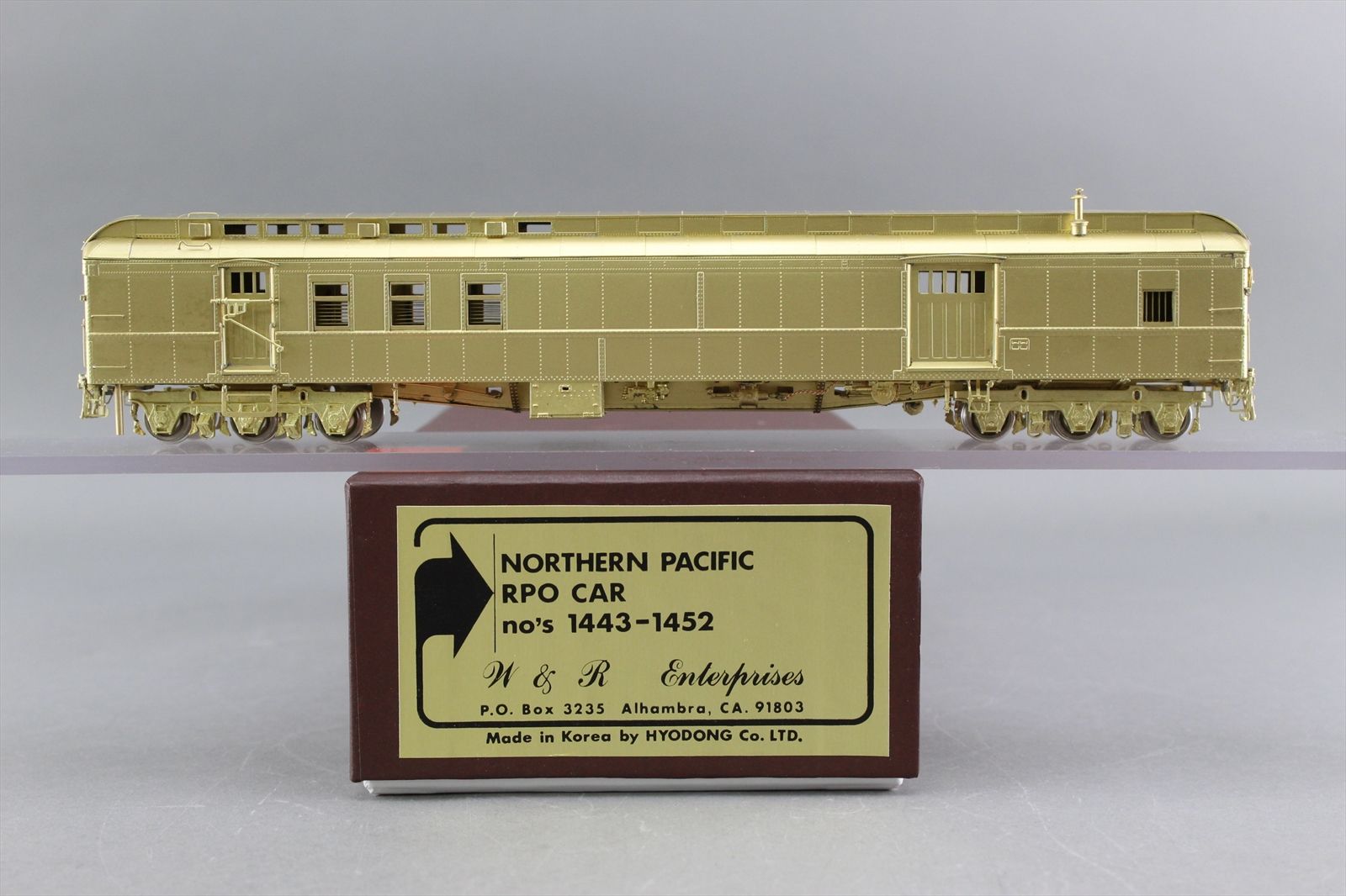 HO Brass Model - W&R NP Northern Pacific RPO #1443 - 1452 - Unpainted ...