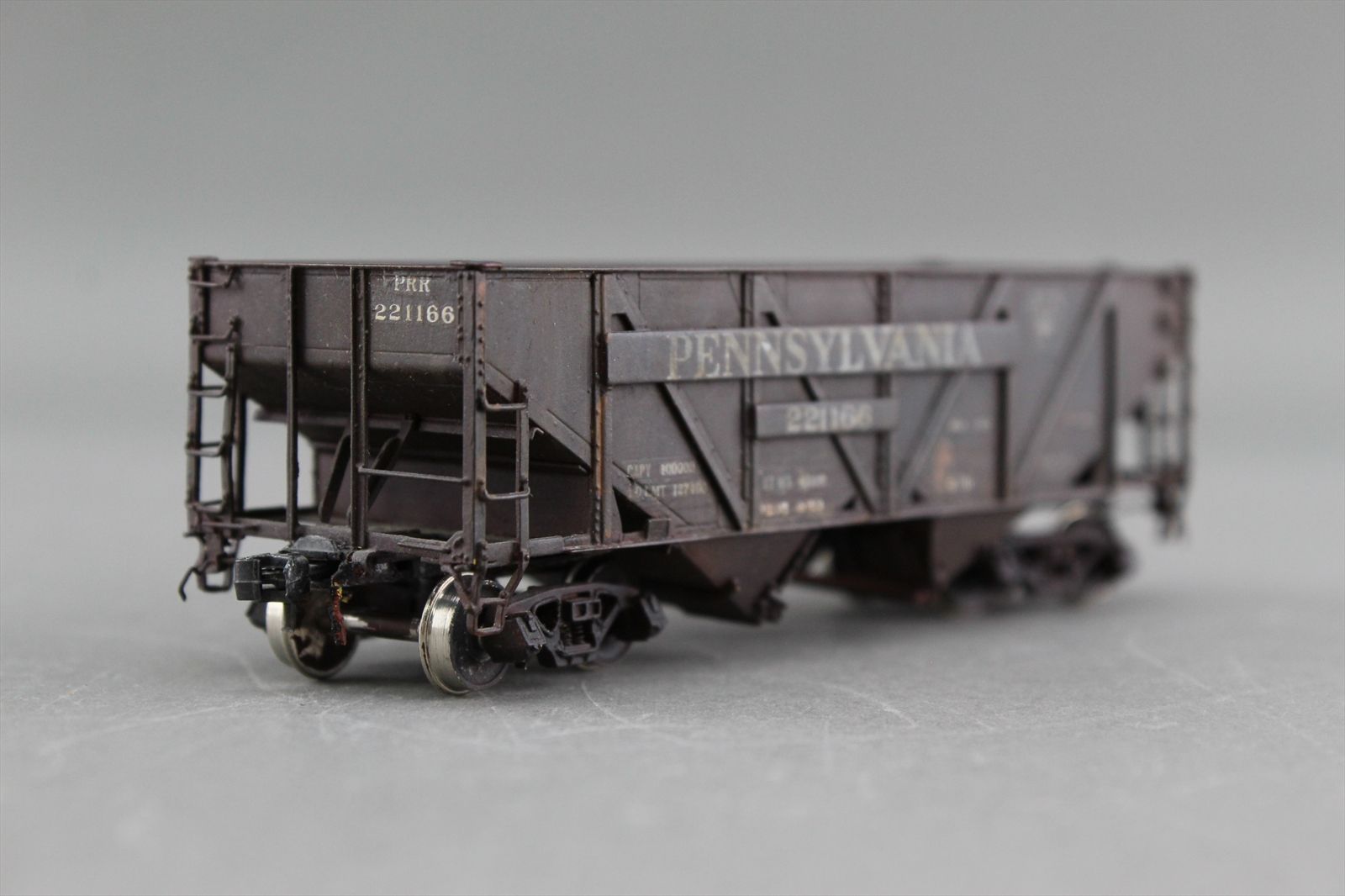 HO Brass Model - OMI 3107 PRR Pennsylvania H-31C Steel 2 Bay Hopper ...