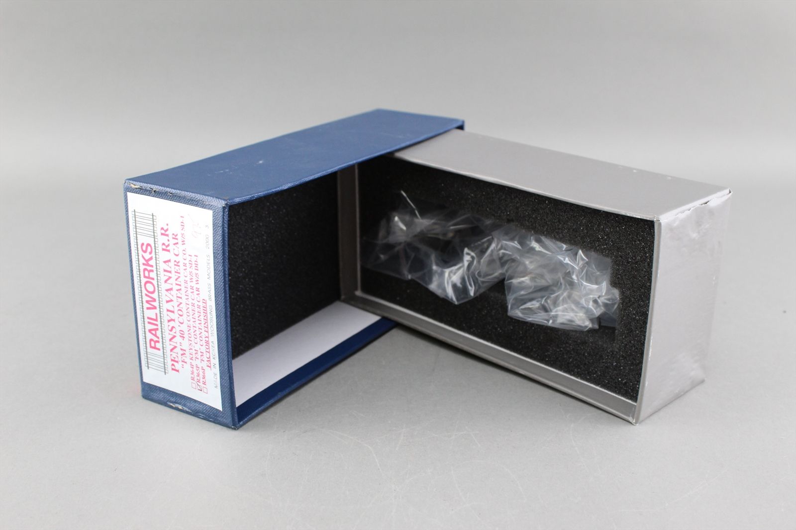 HO Brass Model - Railworks R365P FM Container Car w/5 SD-1 Containers ...