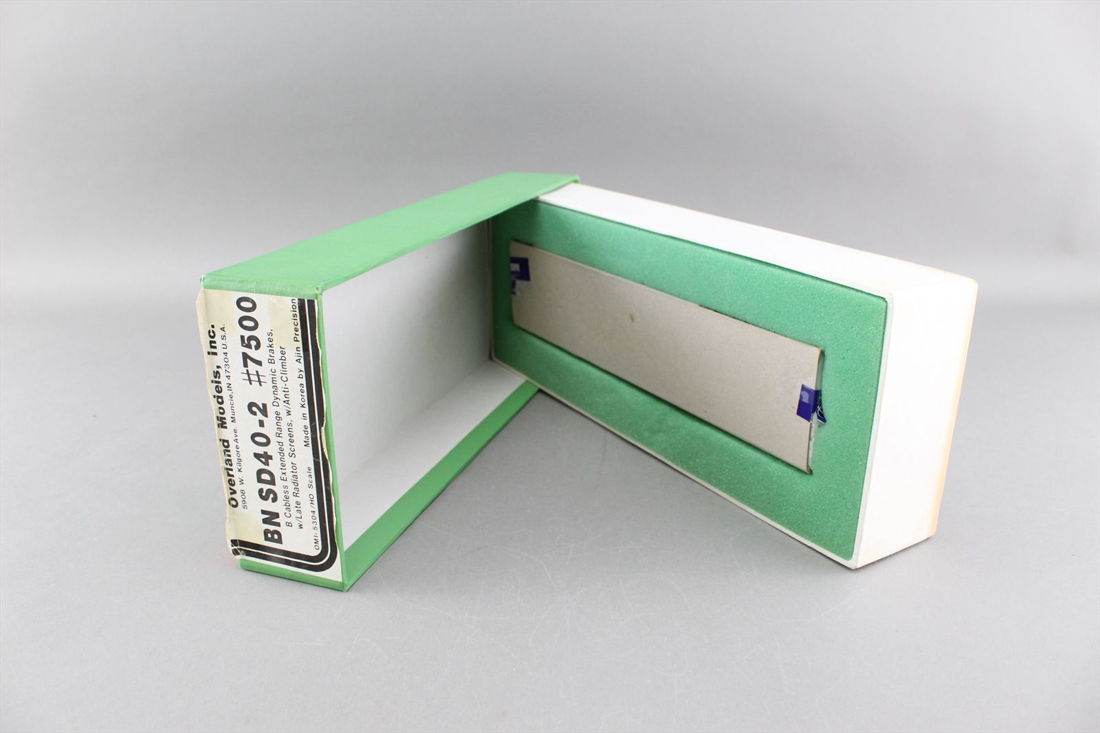 HO Brass Model - OMI 5304 BN Burlington Northern SD40-2 7500 B Cabless ...