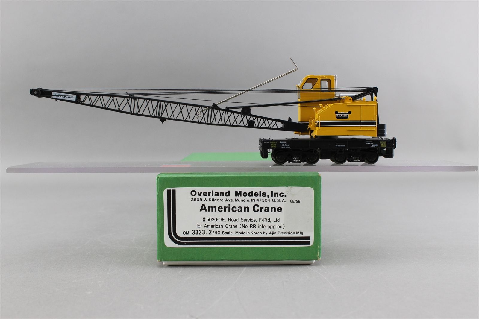 HO Brass Model - OMI 3323.2 American Crane Road Service #5030-DE - F/P ...