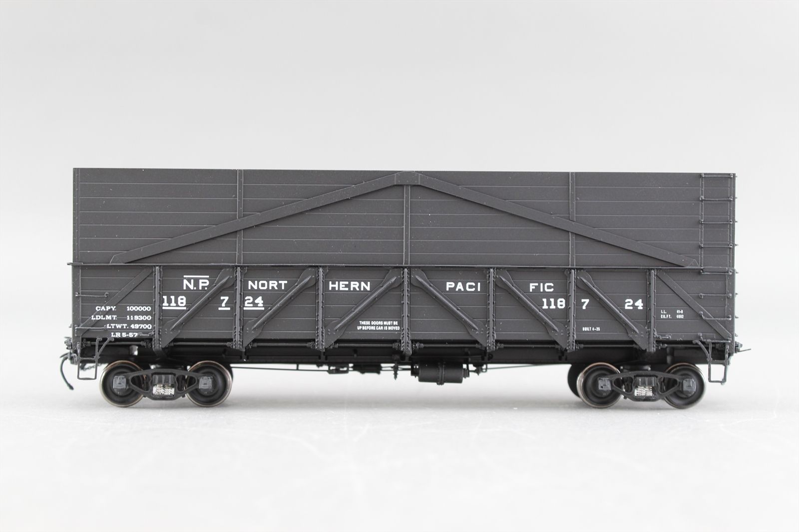HO Brass Model - W&R Version 2 NP Northern Pacific Woodchip Car 6' Ext ...