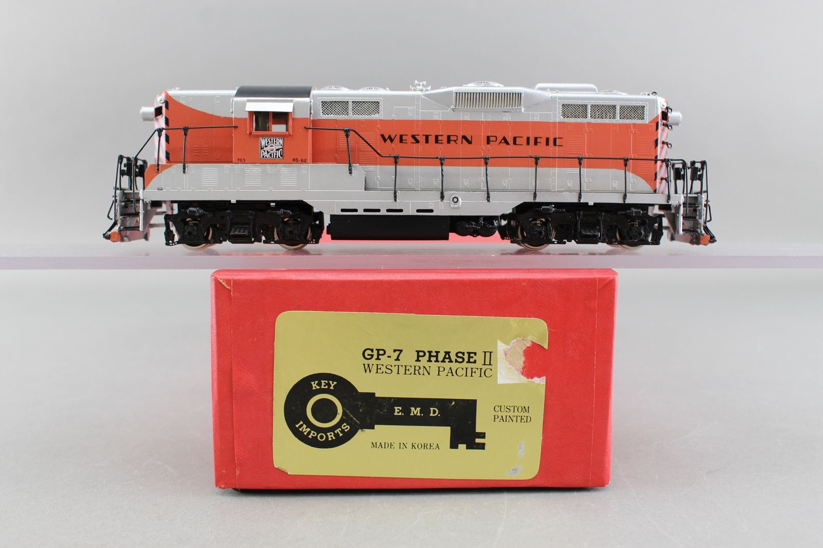 HO Brass Model - Key WP Western Pacific GP-7 Phase II - F/P - F.M. Models