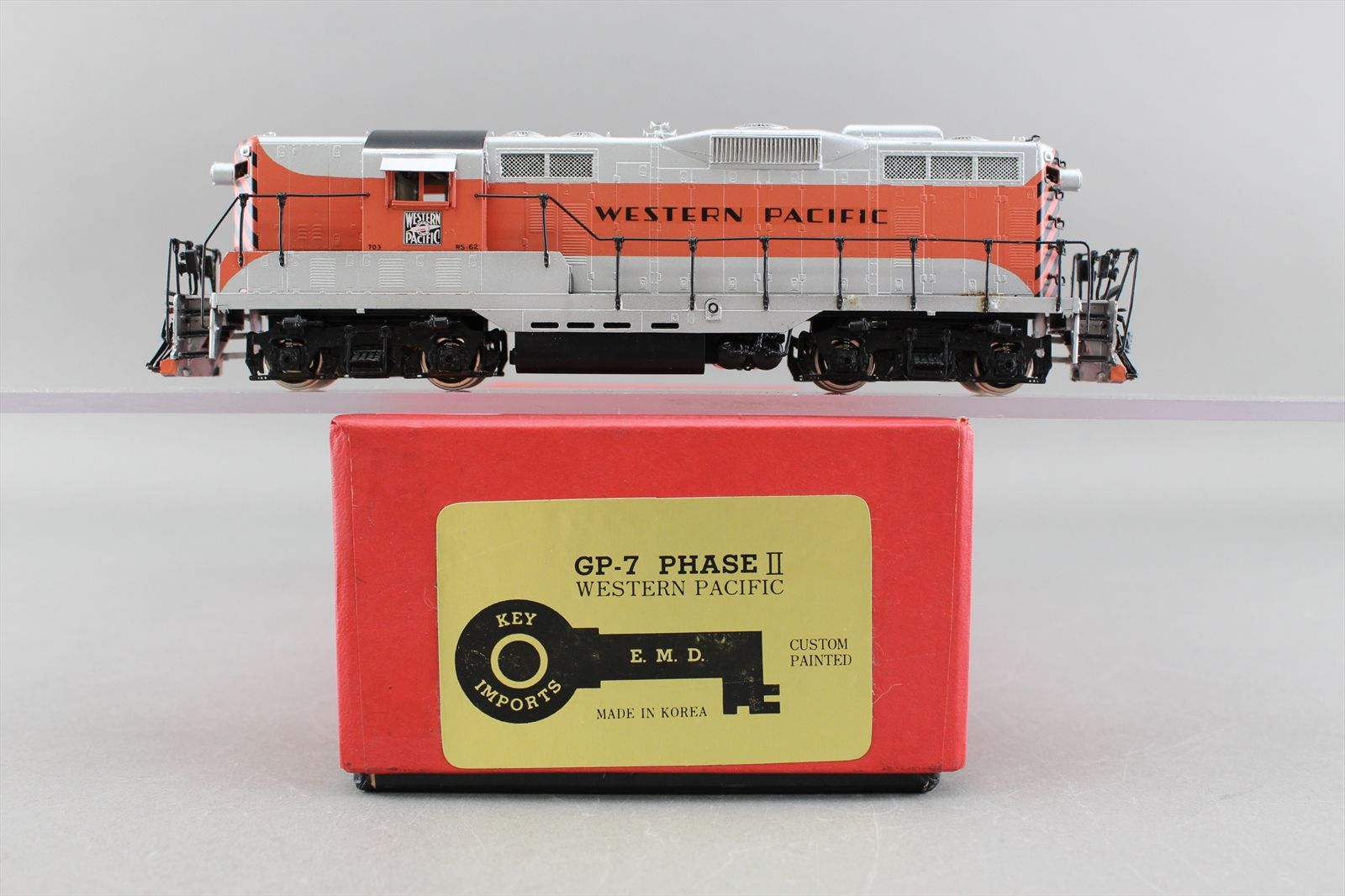 HO Brass Model - Key WP Western Pacific GP-7 Phase II - F/P - F.M. Models
