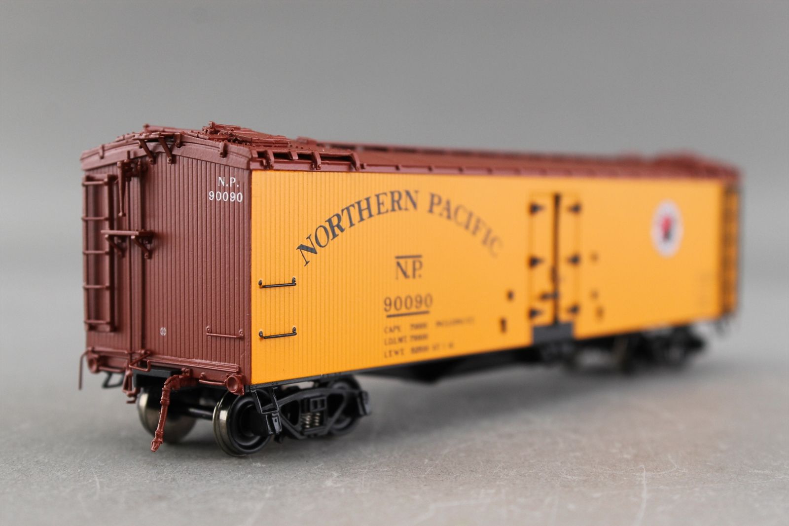 HO Brass Model - W&R Version 4 NP Northern Pacific Reefer Orange #90090 ...