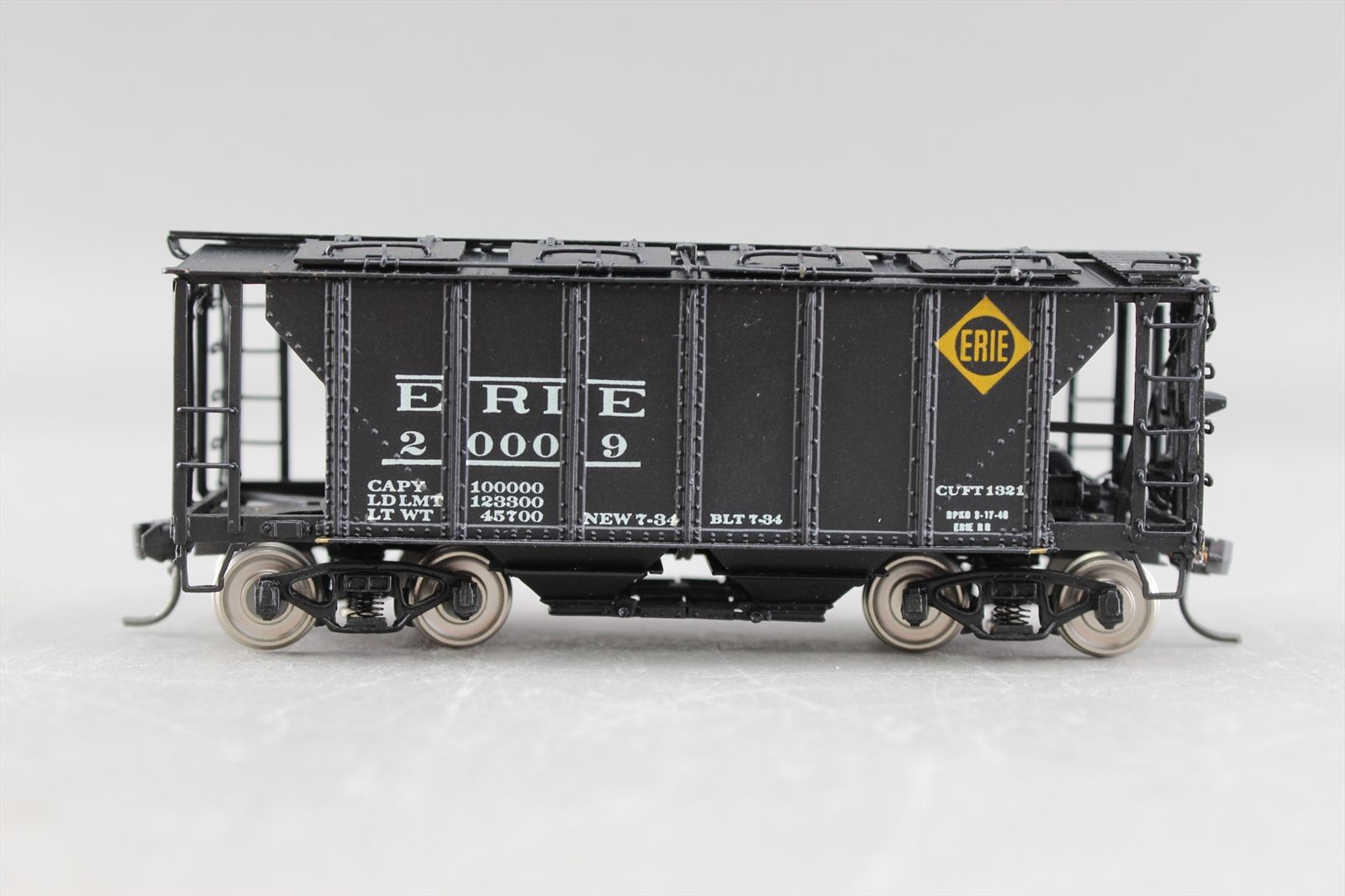 HO Brass Model - PSC 15538 ERIE 50 Ton Covered Cement Hopper #20009 ...