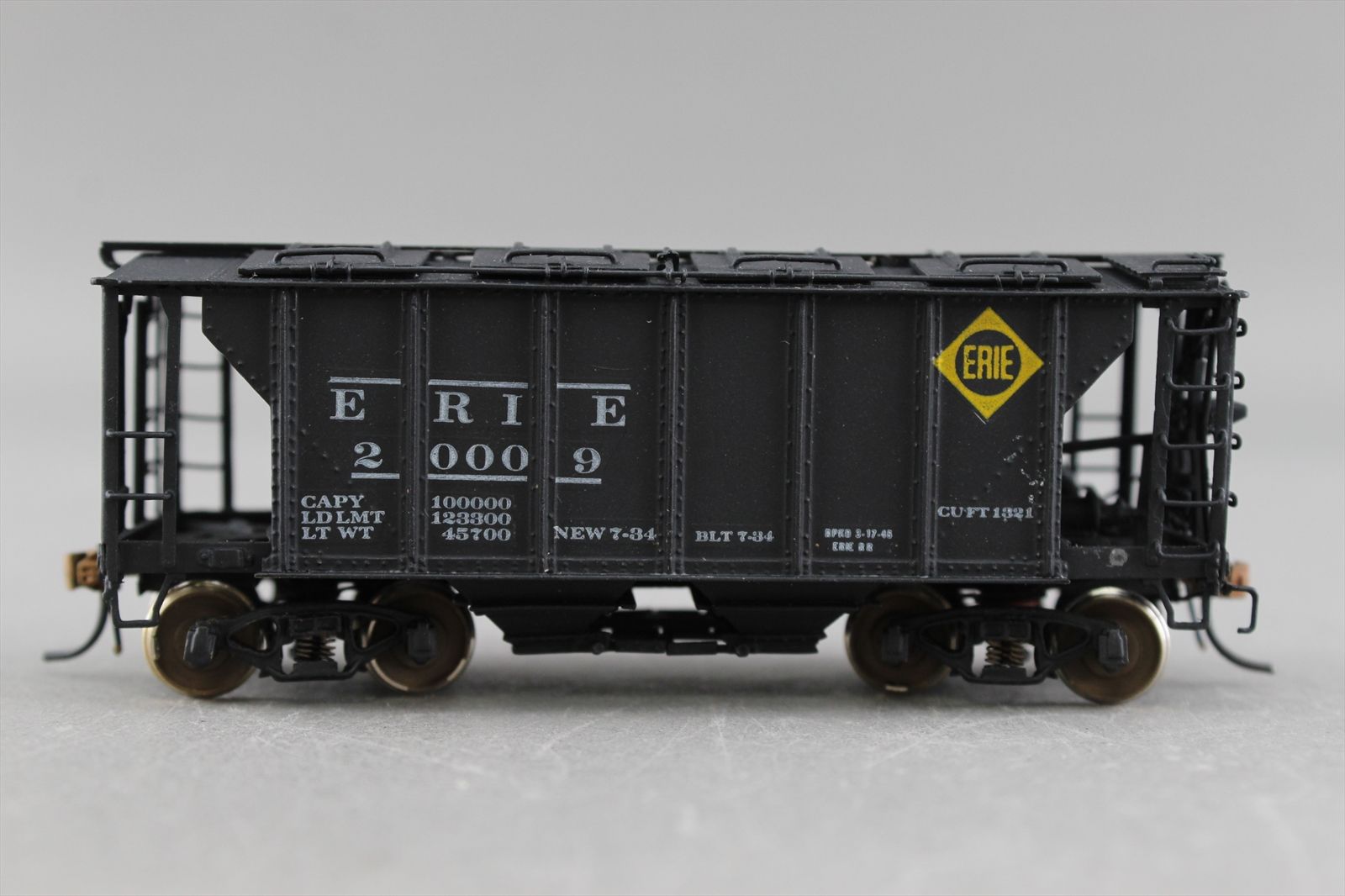 HO Brass Model - PSC 15538 ERIE 50 Ton Covered Cement Hopper #20009 ...