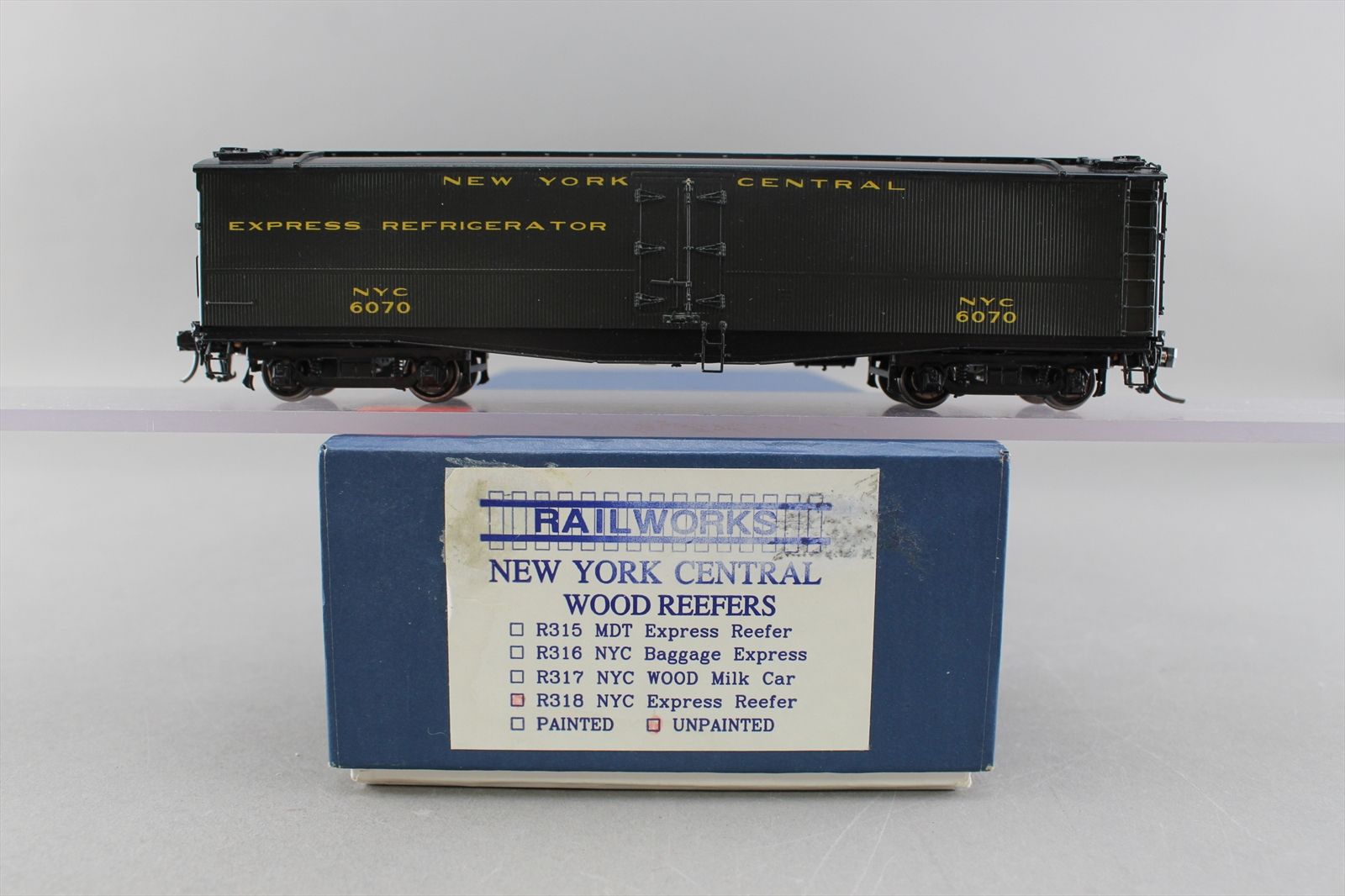HO Brass Model - Railworks R318P NYC New York Central Wood Express ...