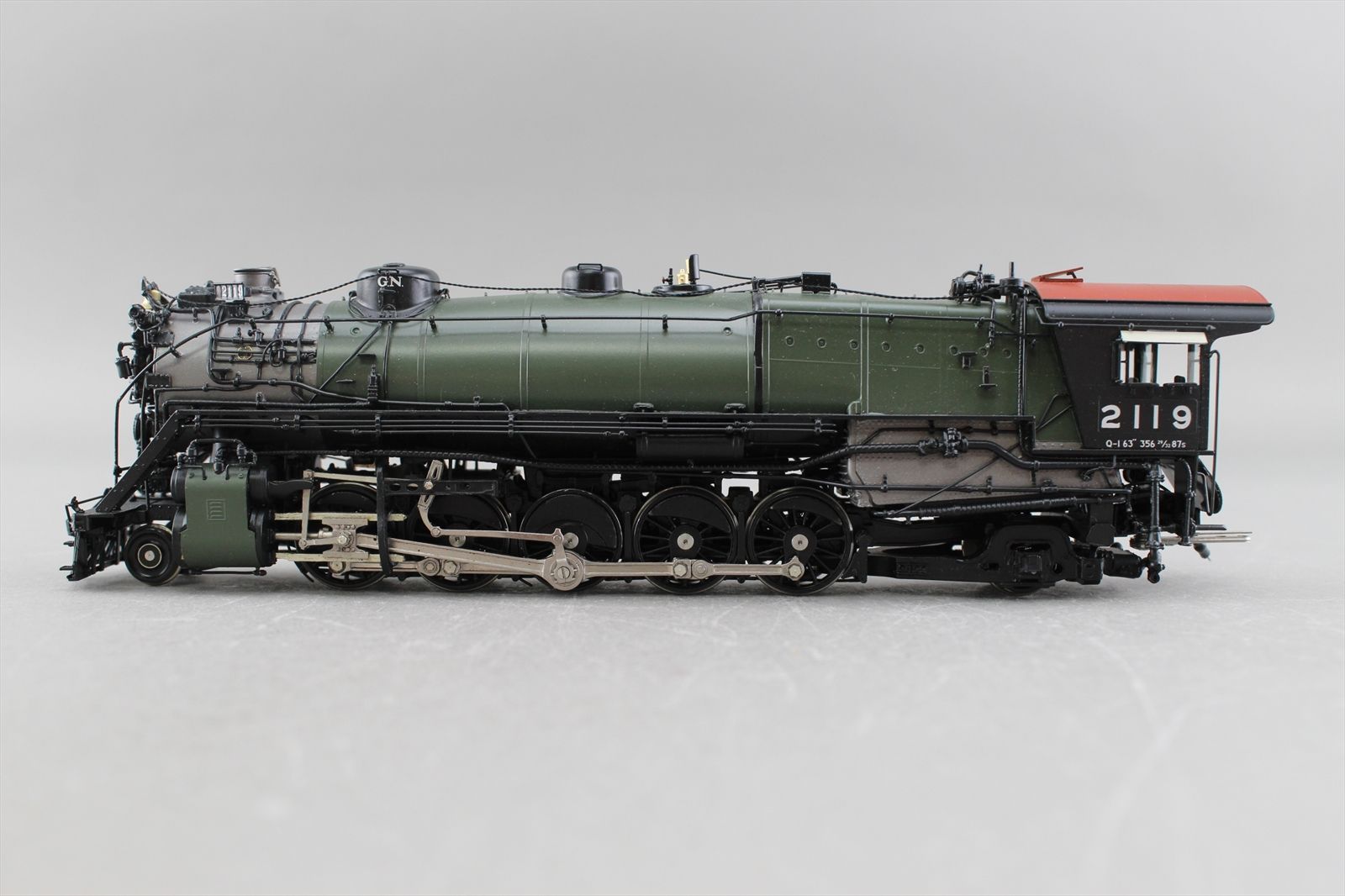 HO Brass Model - CIL 2287.1 GN Great Northern Q-1 2-10-2 Glacier Park ...