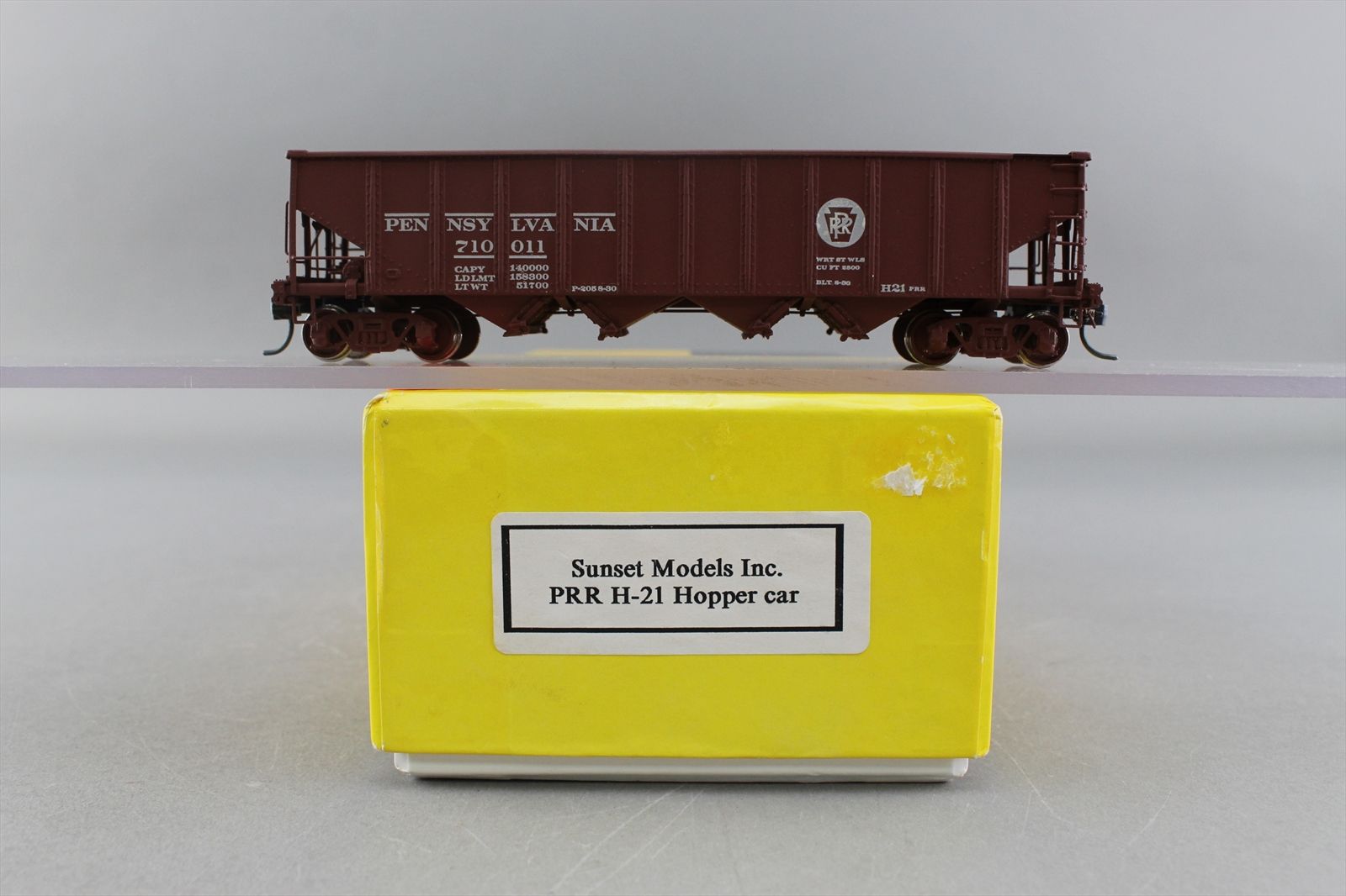 HO Brass Model - Sunset PRR Pennsylvania H-21 Hopper #710011 - Custom ...