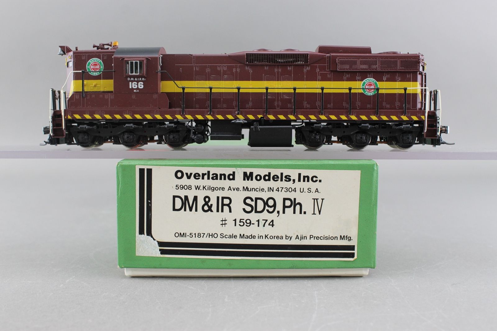 HO Brass Model - OMI 5187 DM&IR Duluth Missabe & Iron Range SD9 Phase IV #166 - Pro Paint - 1989 ...