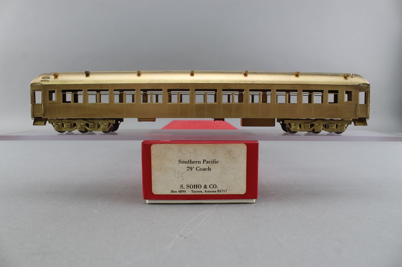HO Brass Model - Soho SP Southern Pacific 79' Coach - Unpainted - Kumata